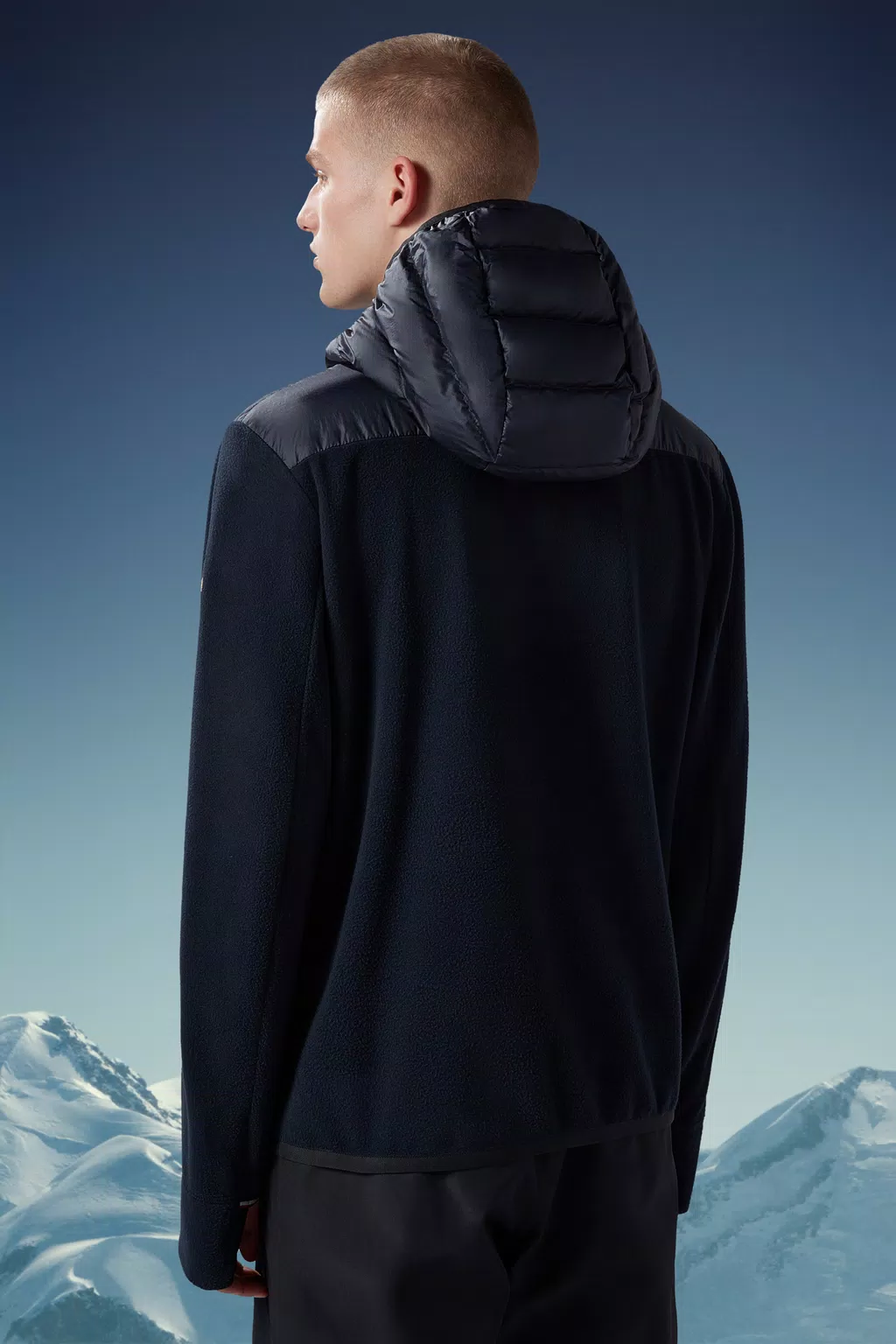Sudadera Con Capucha Y Cremallera Azul Oscuro Sudaderas De Hombre