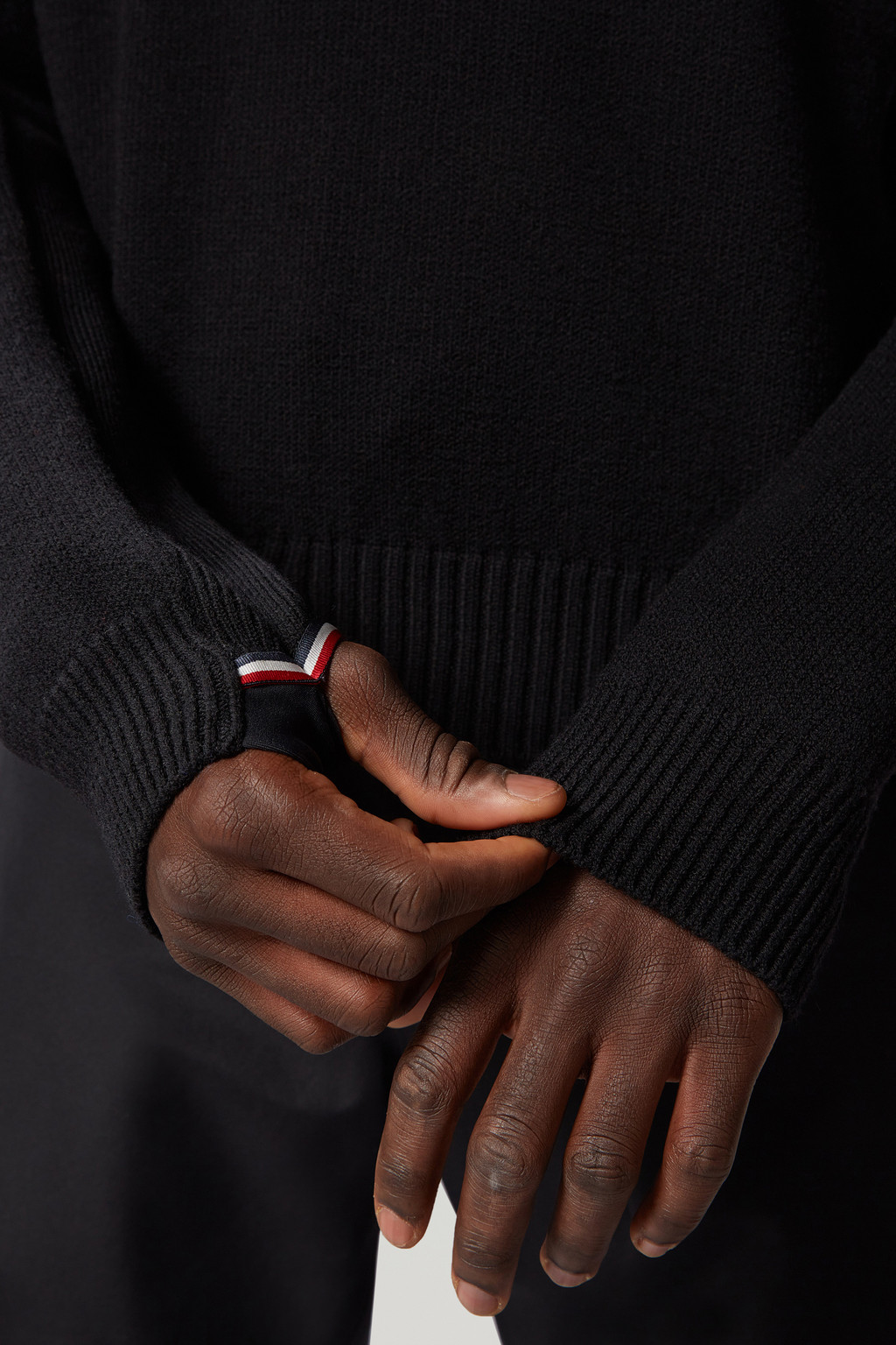 Black Mountain Logo Wool Jumper - Sweaters & Cardigans for Men | Moncler FR