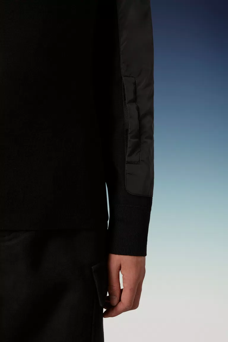 Pull à Col Roulé En Laine Noir Pulls And Cardigans Homme Moncler Lu