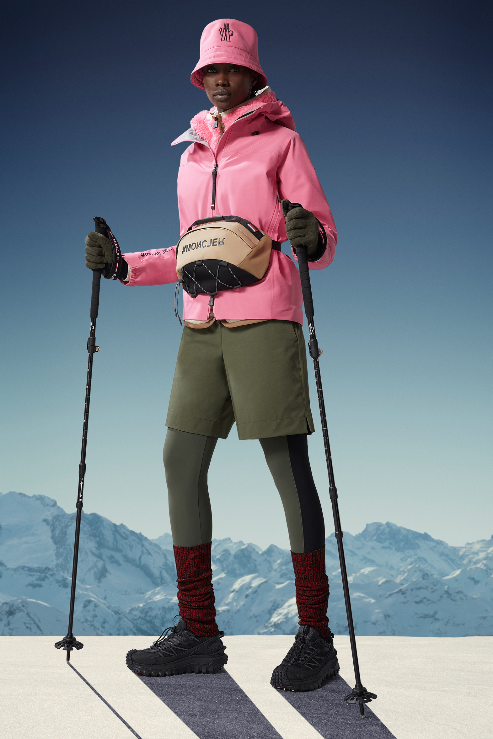 Soft Pink Meribel Hooded Jacket - Windbreakers & Raincoats for Women ...