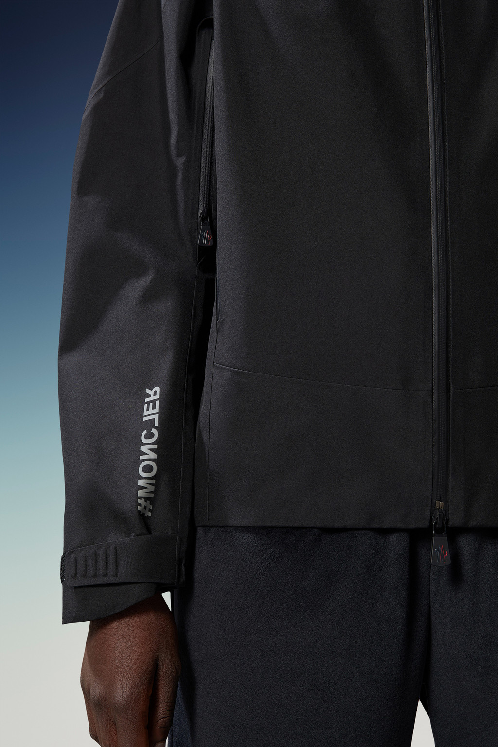 Black Meribel Hooded Jacket - Windbreakers & Raincoats for Women ...