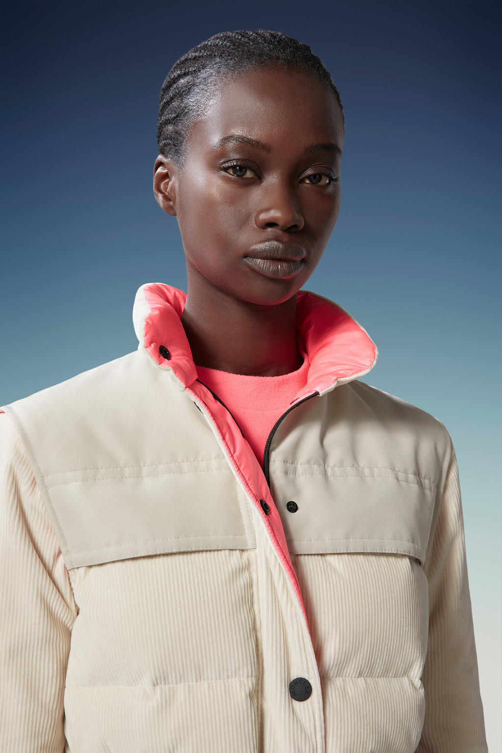 Milk White Tetras Short Down Jacket - Short Down Jackets for Women ...