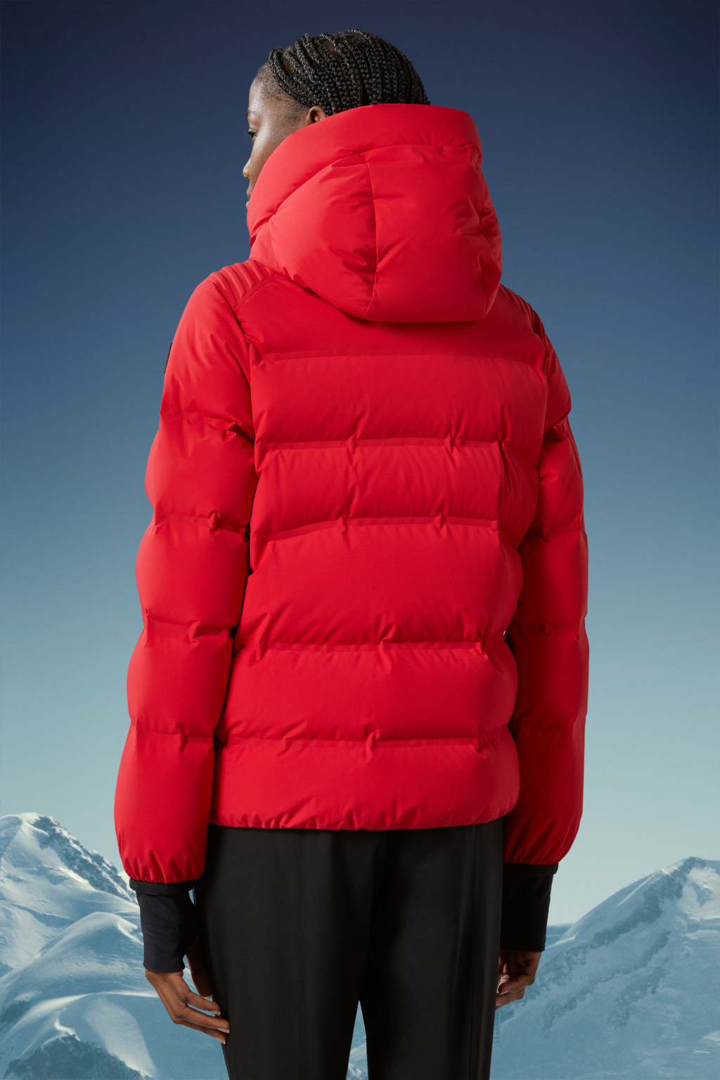 Red Suisses Short Down Jacket - Short Down Jackets for Women | Moncler HU