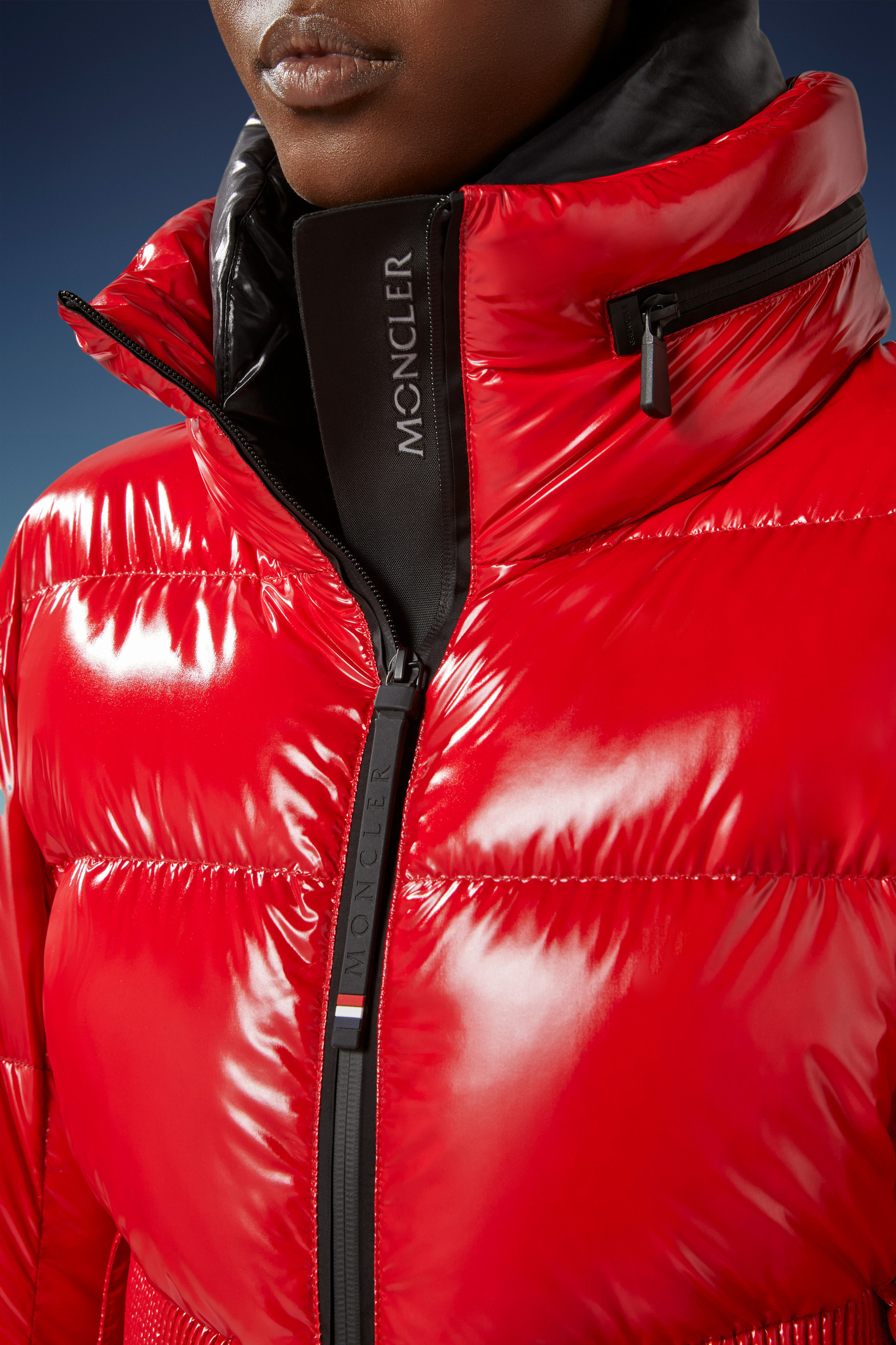 Red Rochers Short Down Jacket - Short Down Jackets for Women | Moncler HK