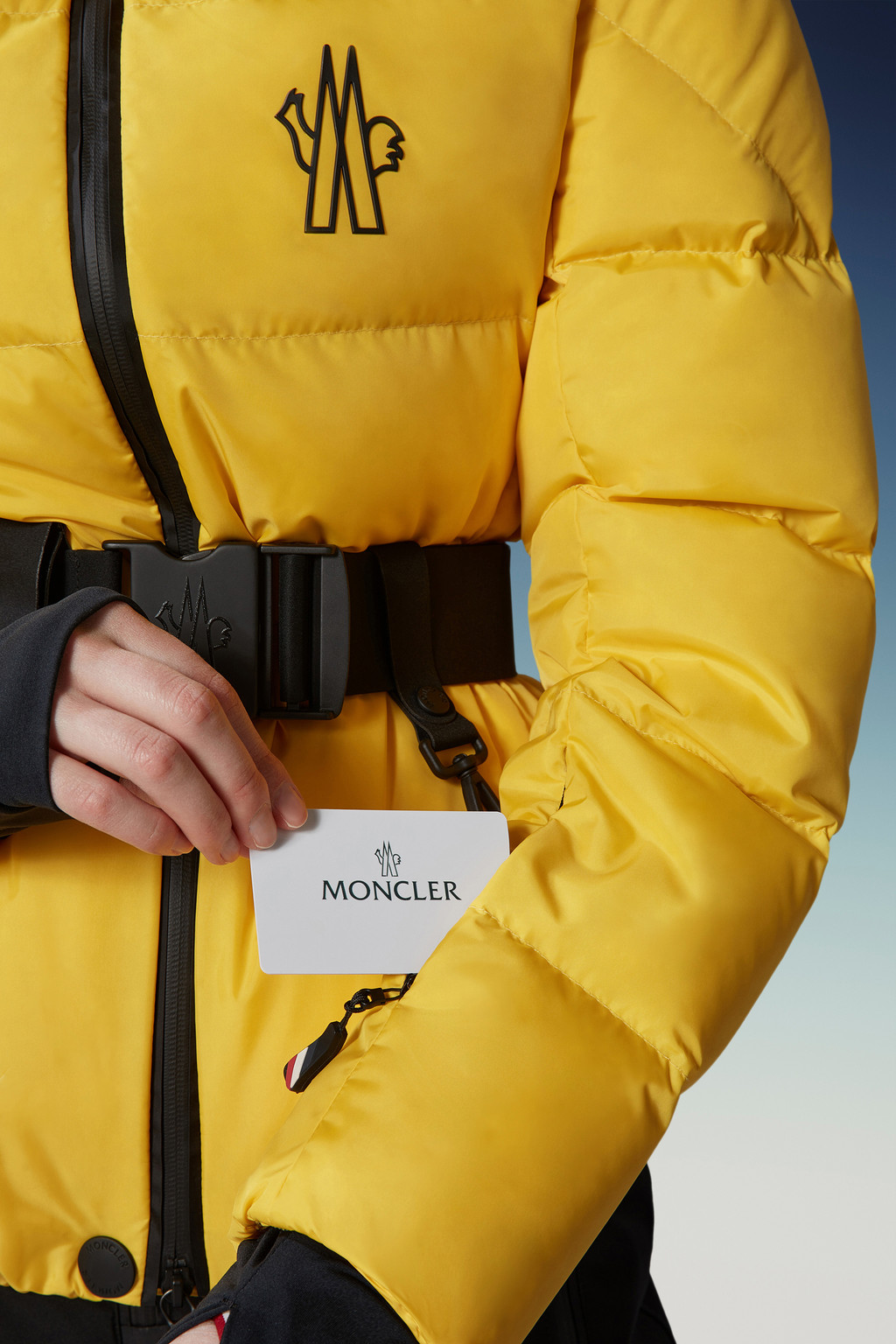 Sunny Yellow Bouquetin Short Down Jacket - Short Down Jackets for Women ...