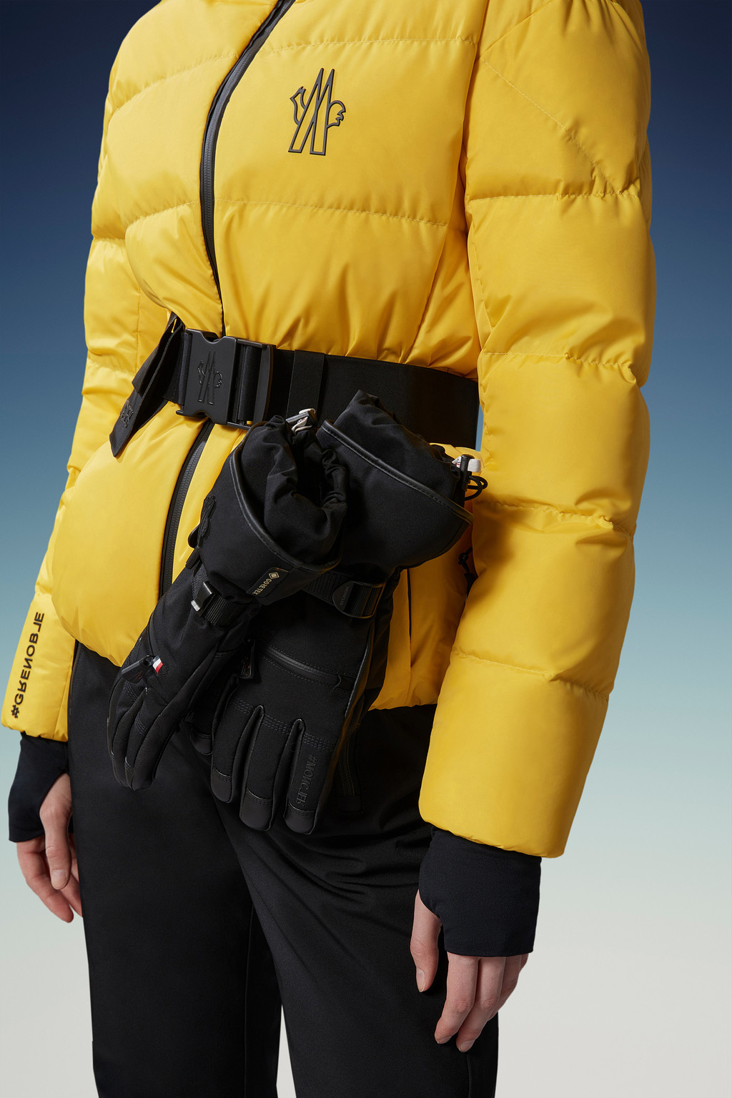 Sunny Yellow Bouquetin Short Down Jacket - Short Down Jackets for Women ...