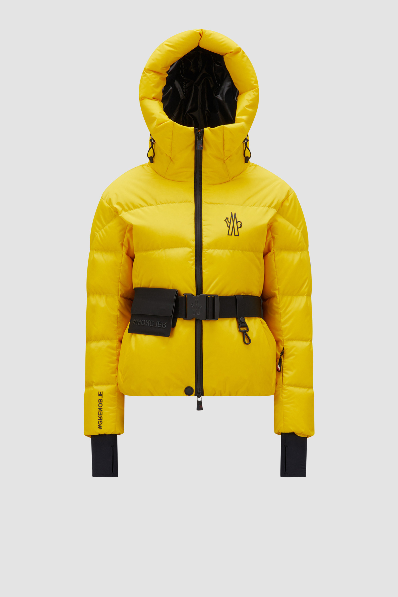 Sunny Yellow Bouquetin Short Down Jacket - Short Down Jackets for Women ...