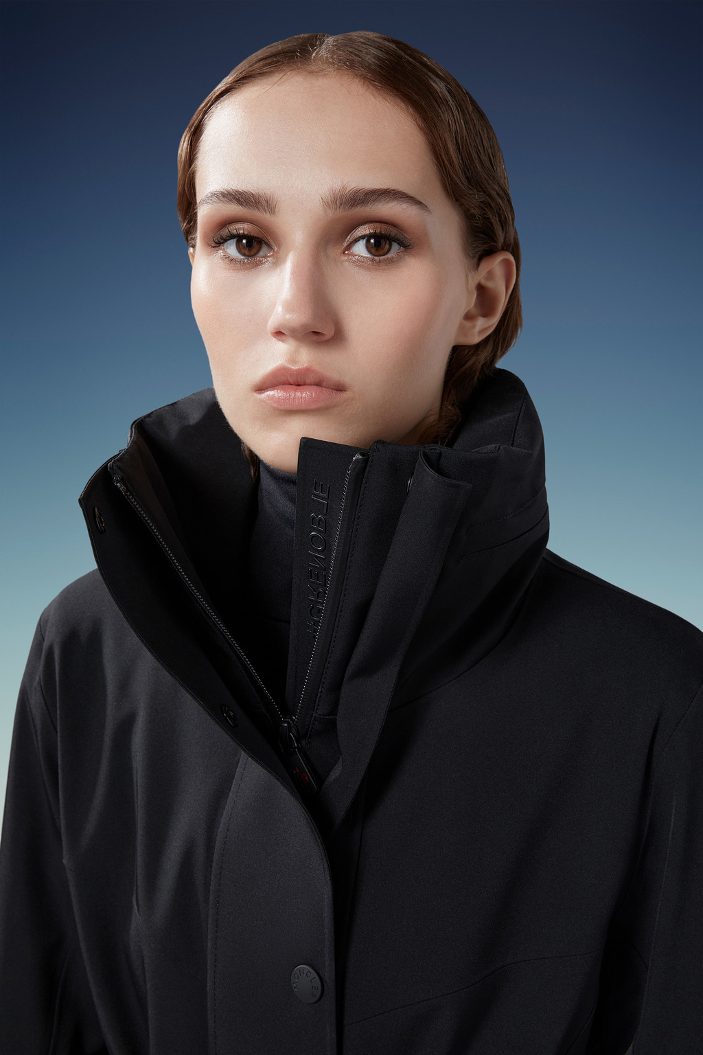 Black Hainet Ski Jacket - Short Down Jackets for Women | Moncler DE