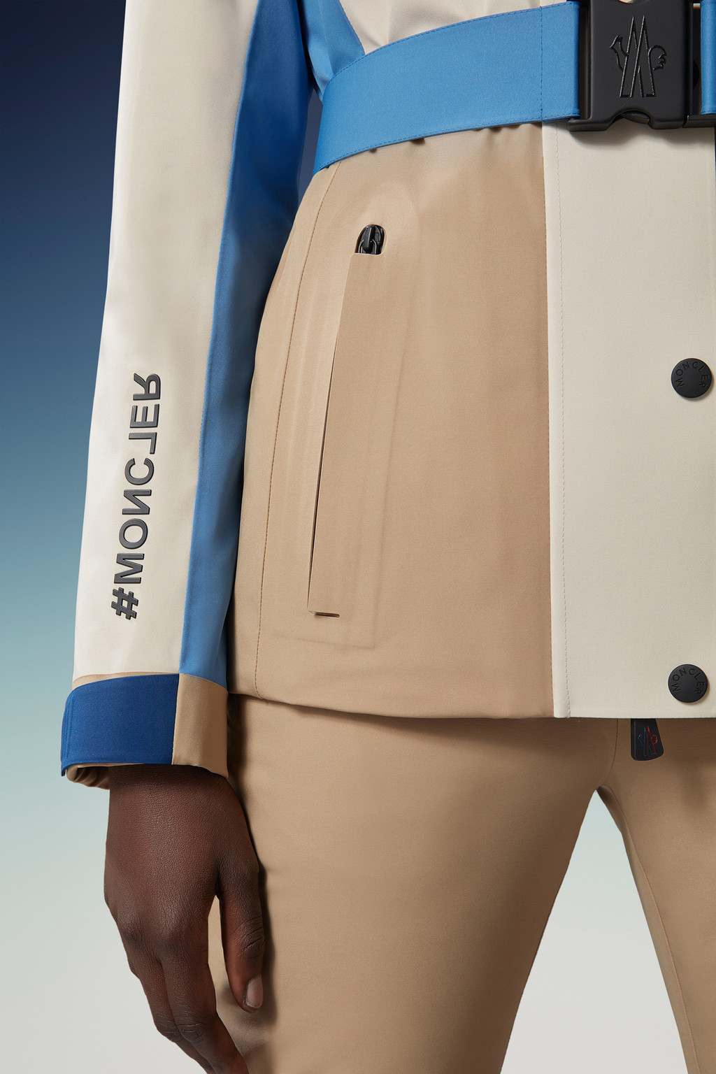 Multicolour Hainet Ski Jacket - Short Down Jackets for Women | Moncler SG