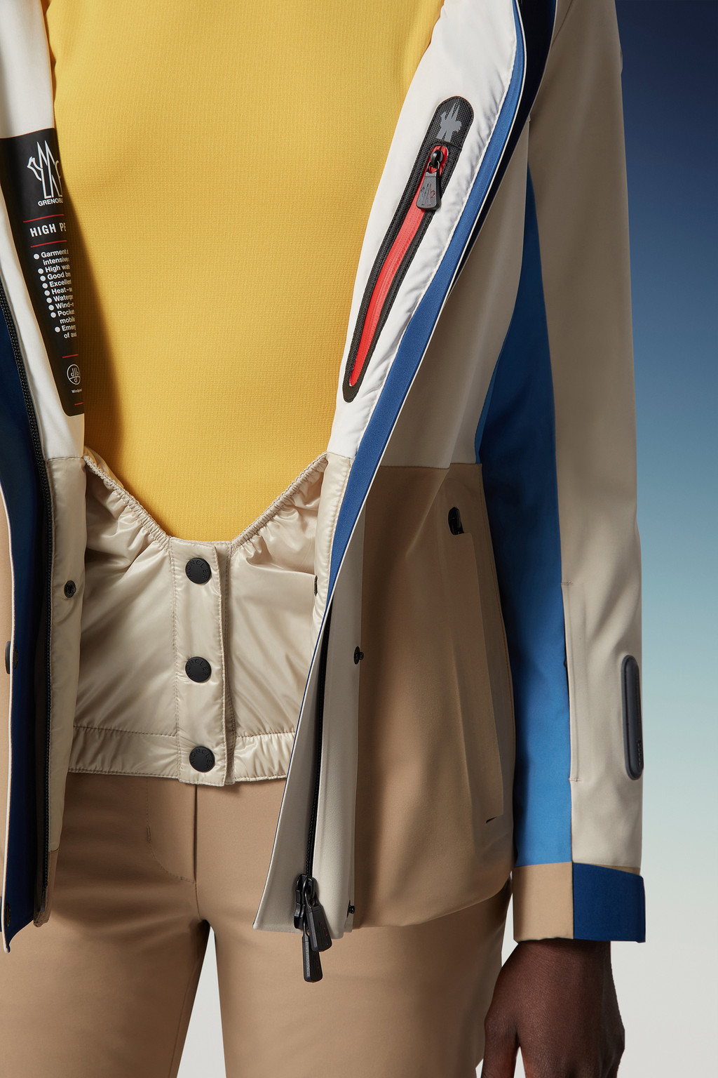 Multicolour Hainet Ski Jacket - Short Down Jackets for Women | Moncler SG