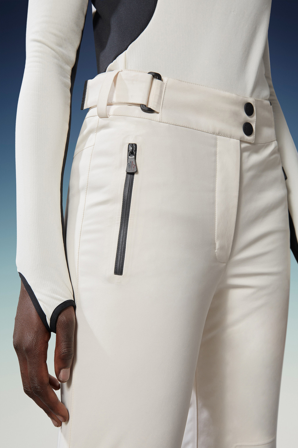 Skihose Milchweiss - Hosen & Shorts für Damen | Moncler DE