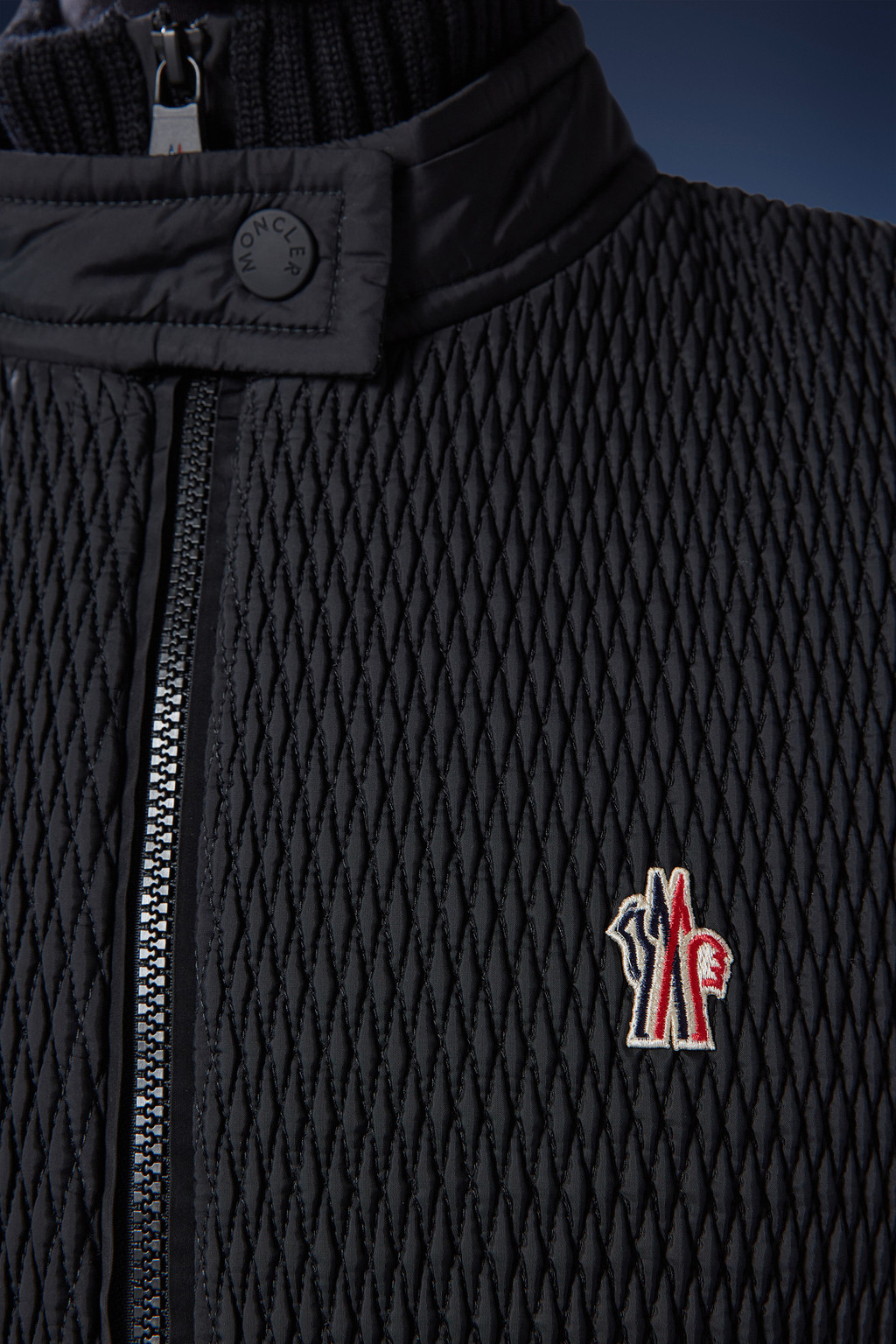 Black Wool Zip-Up Cardigan - Sweaters & Cardigans for Women | Moncler DE