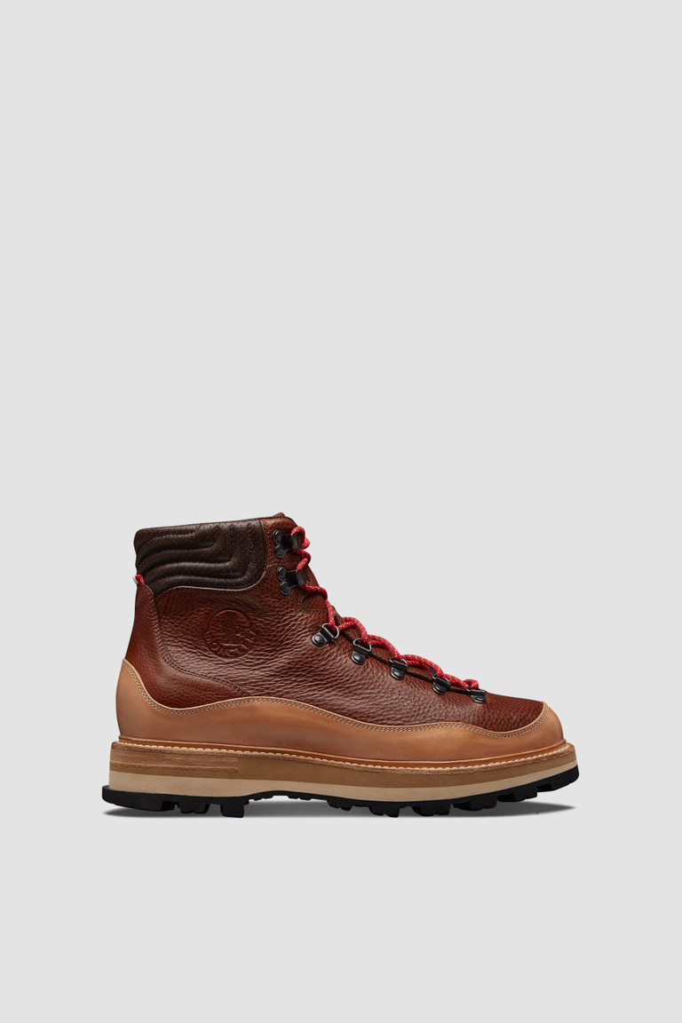 Beige & Brown Peka Trek Hiking Boots - Boots for Men | Moncler CZ
