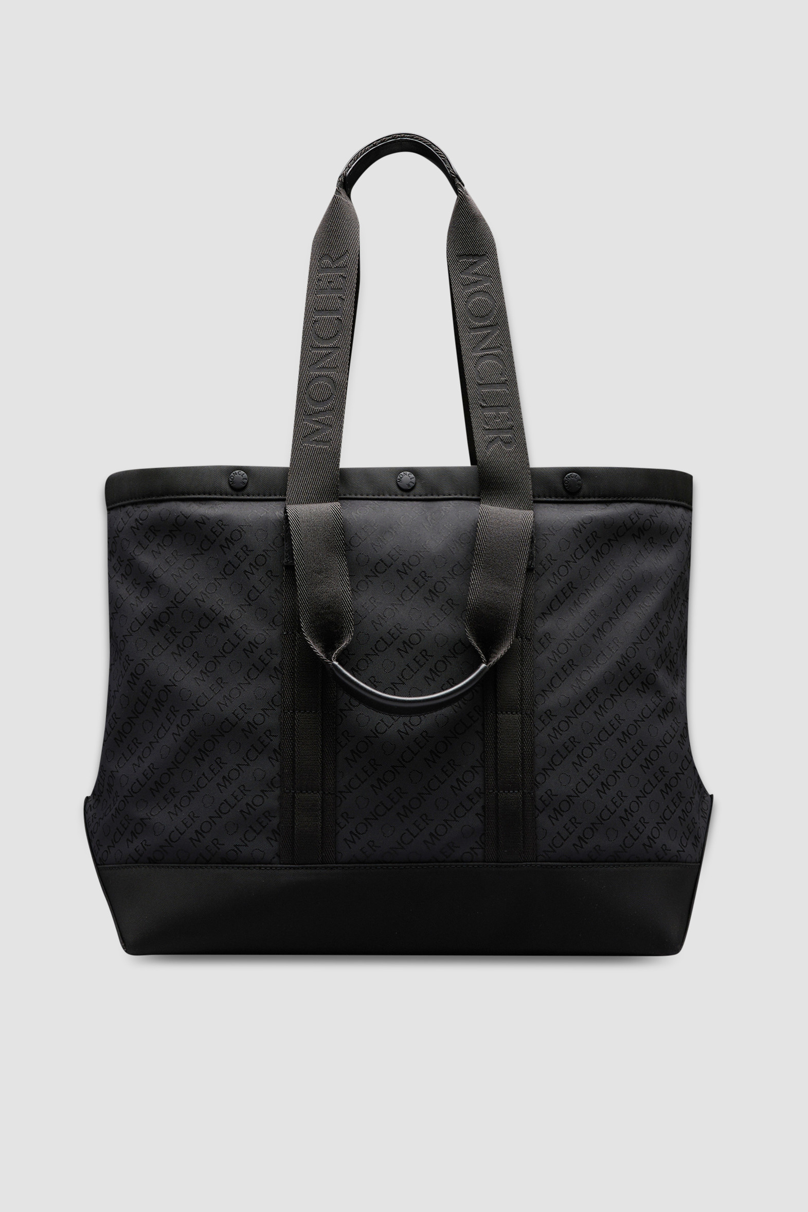 Black Tech Tote Bag - Bags & Small Accessories for Men | Moncler BG