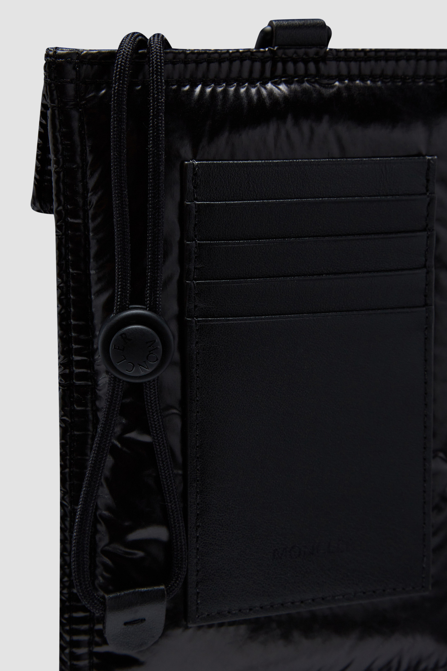 Black Nylon Laqué Phone Case - Bags & Small Accessories for Women ...