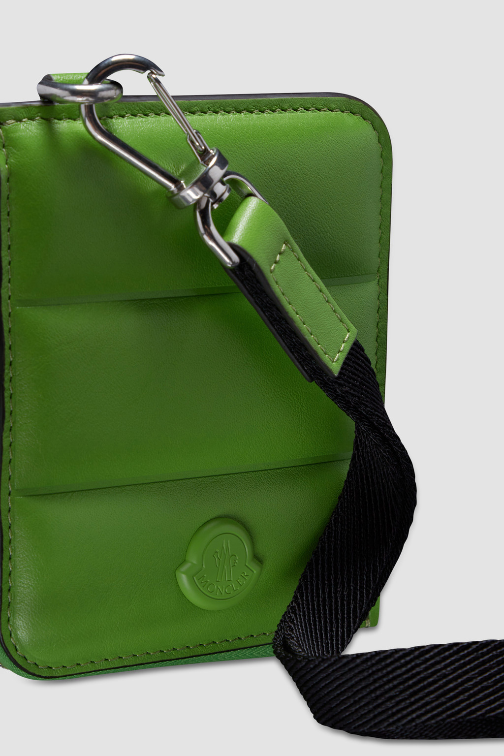 Leaf Green Leather Wallet - Bags & Small Accessories for Women | Moncler HK