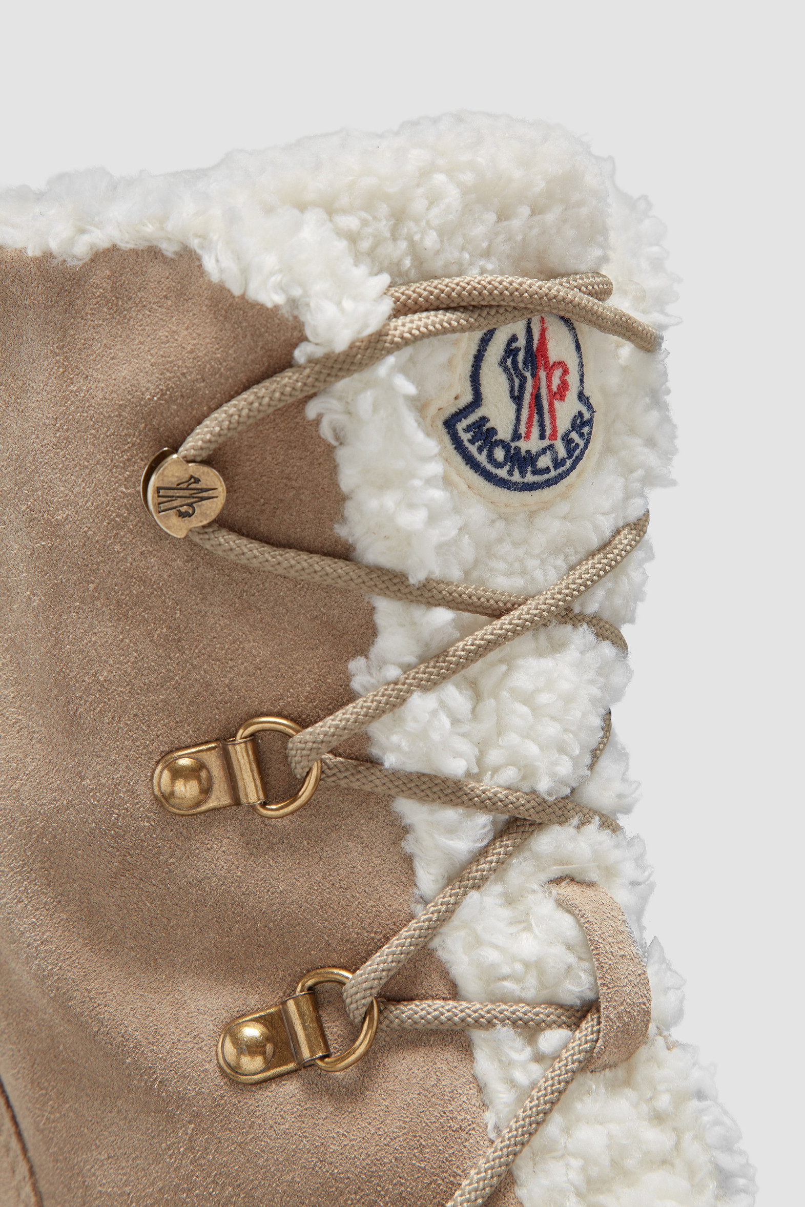 Beige Resile Trek Lace-Up Boots - Boots for Women | Moncler HK