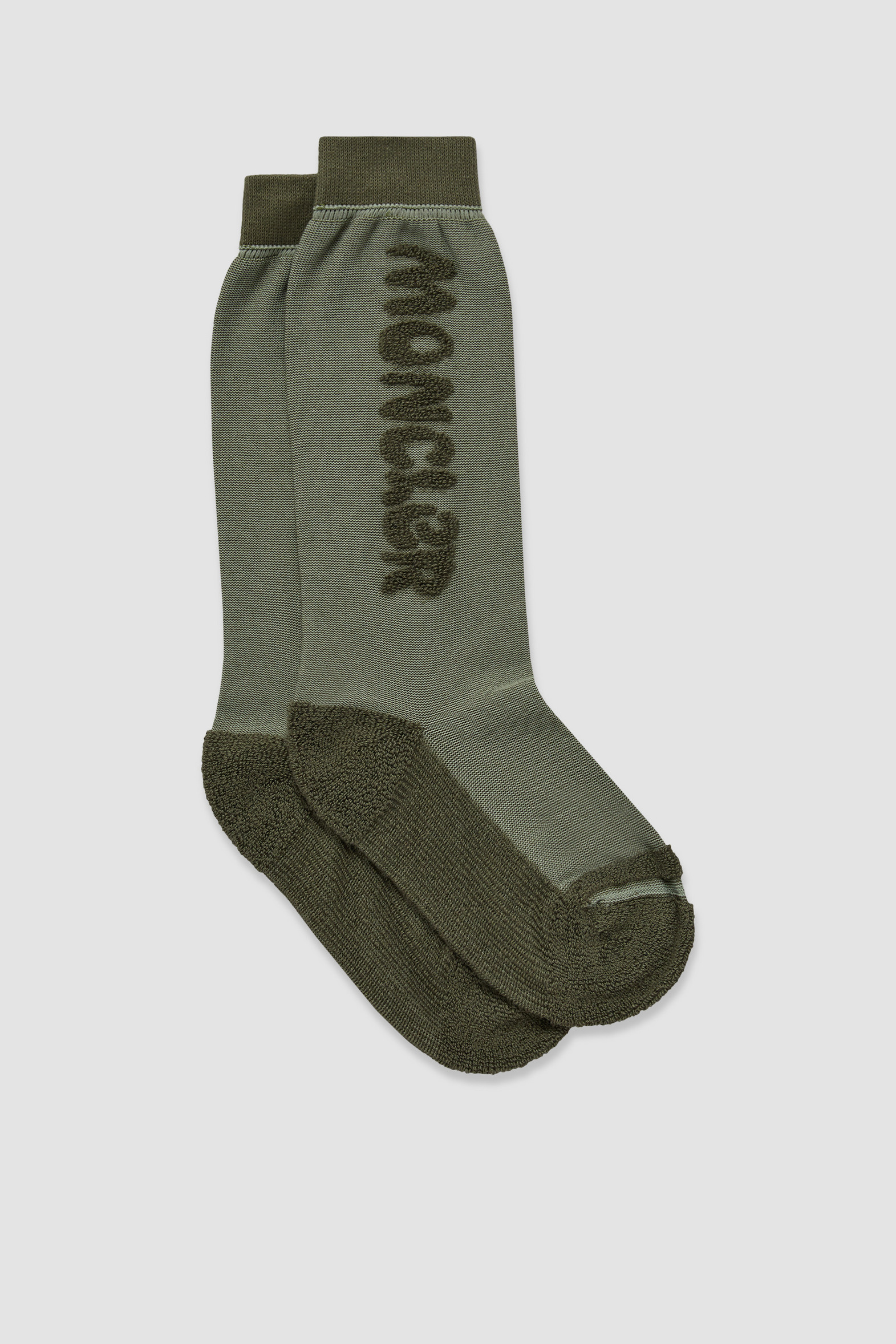Dark Green Cotton Socks - Moncler x Salehe Bembury for Genius | Moncler BG