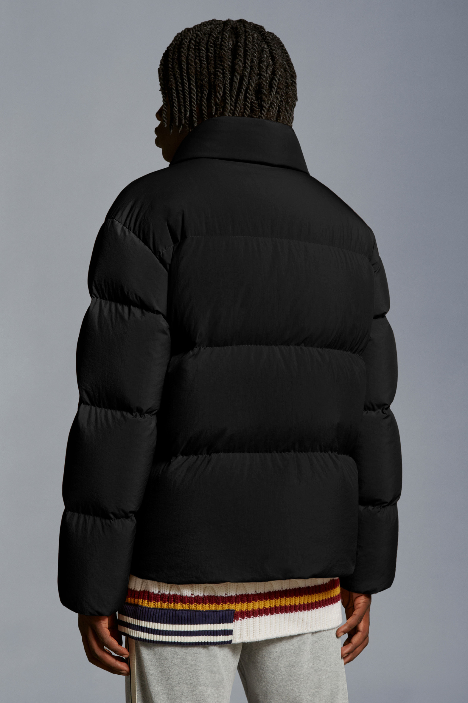 Black Rodmar Short Down Jacket - Moncler x Palm Angels for Genius ...