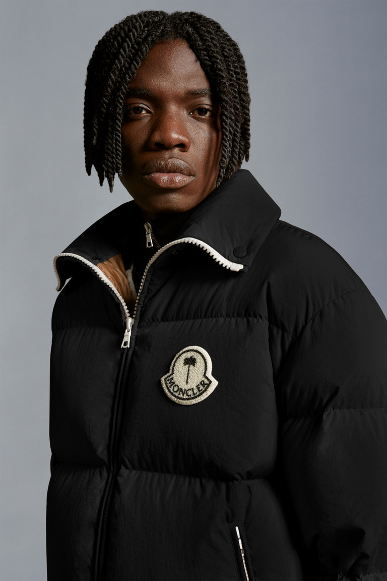 Black Rodmar Short Down Jacket - Moncler x Palm Angels for Genius ...