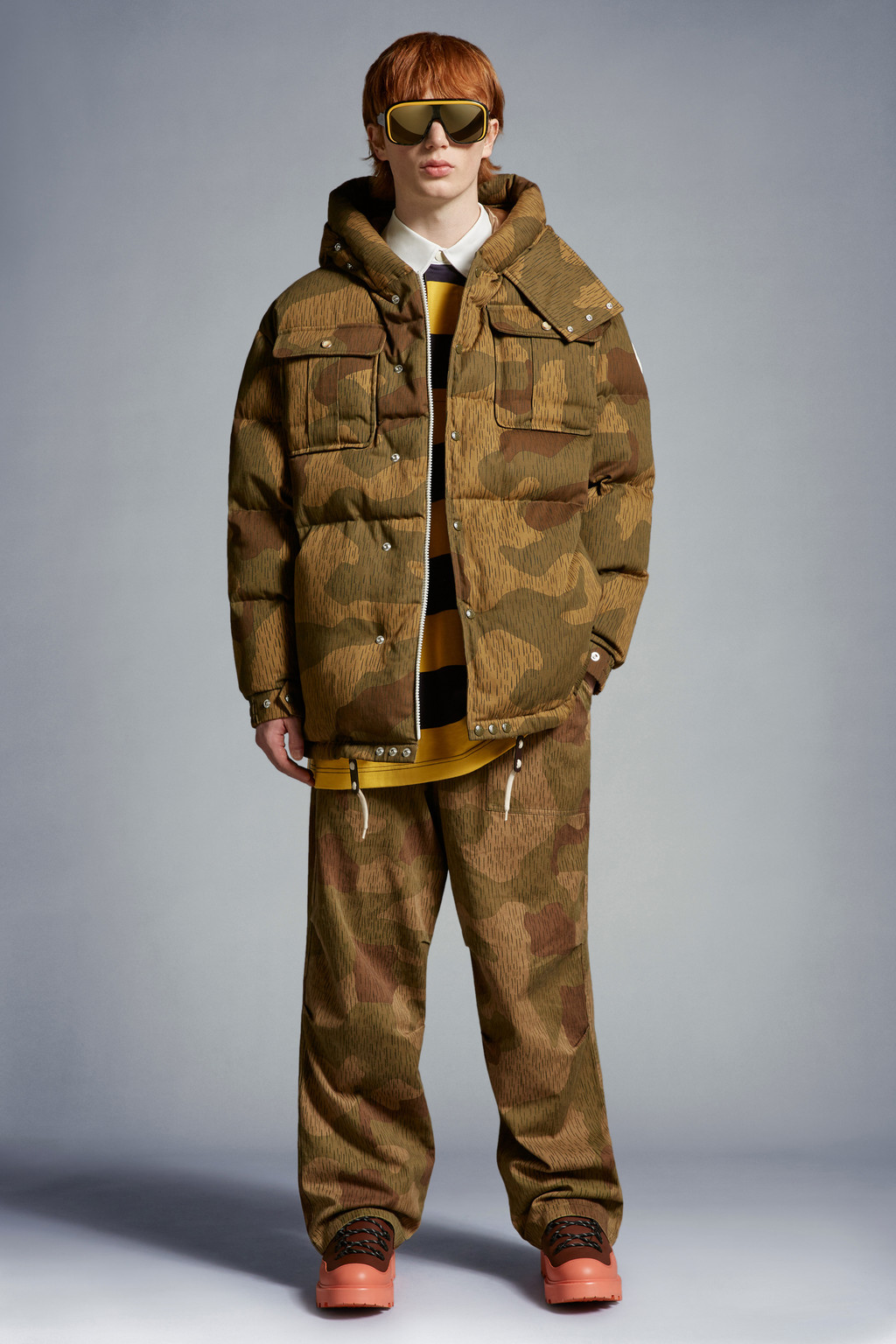 Chenille Sweathose Grau - Moncler x Palm Angels für Genius | Moncler AT