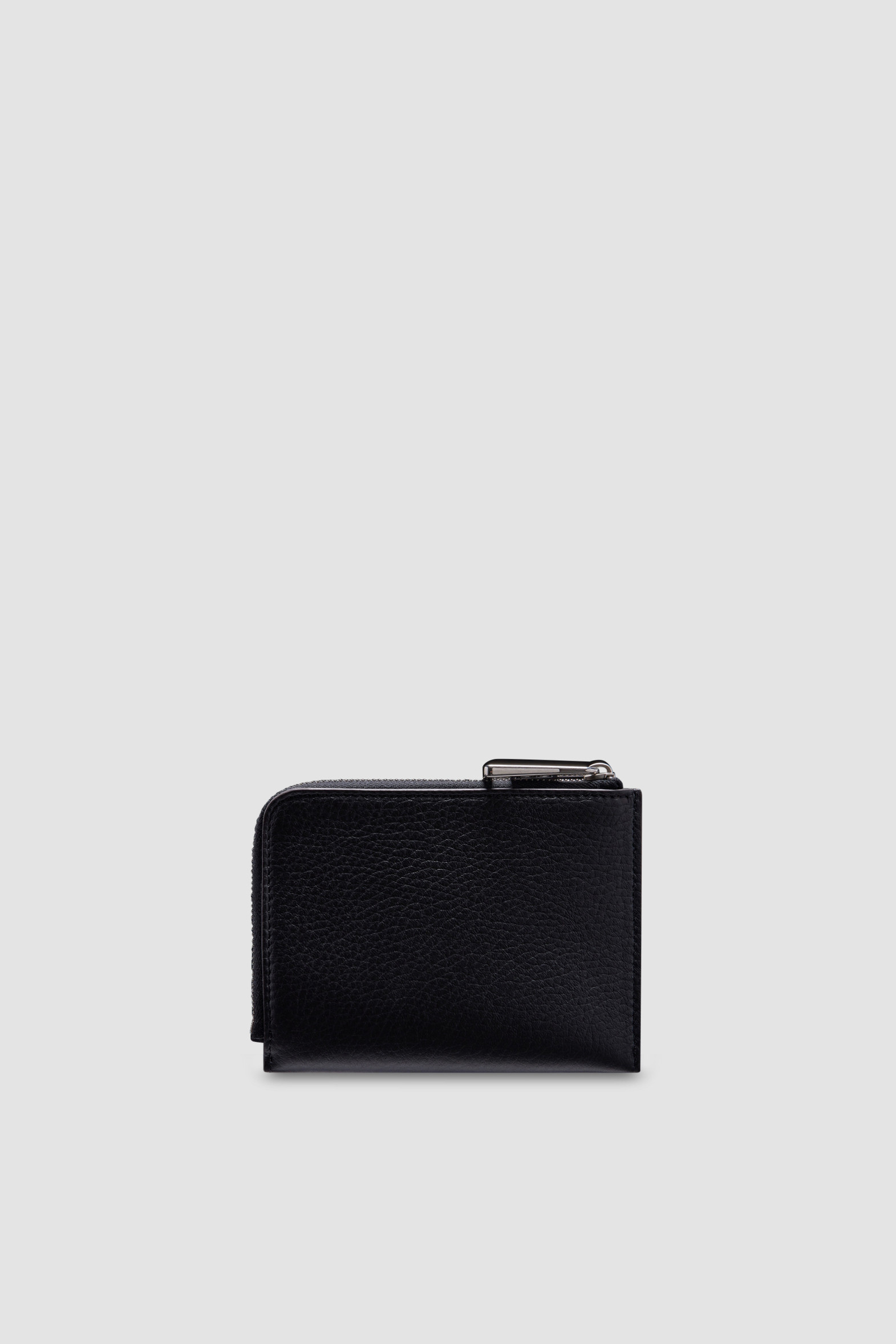 Black Logo Leather Card Holder - Moncler x Palm Angels for Genius ...
