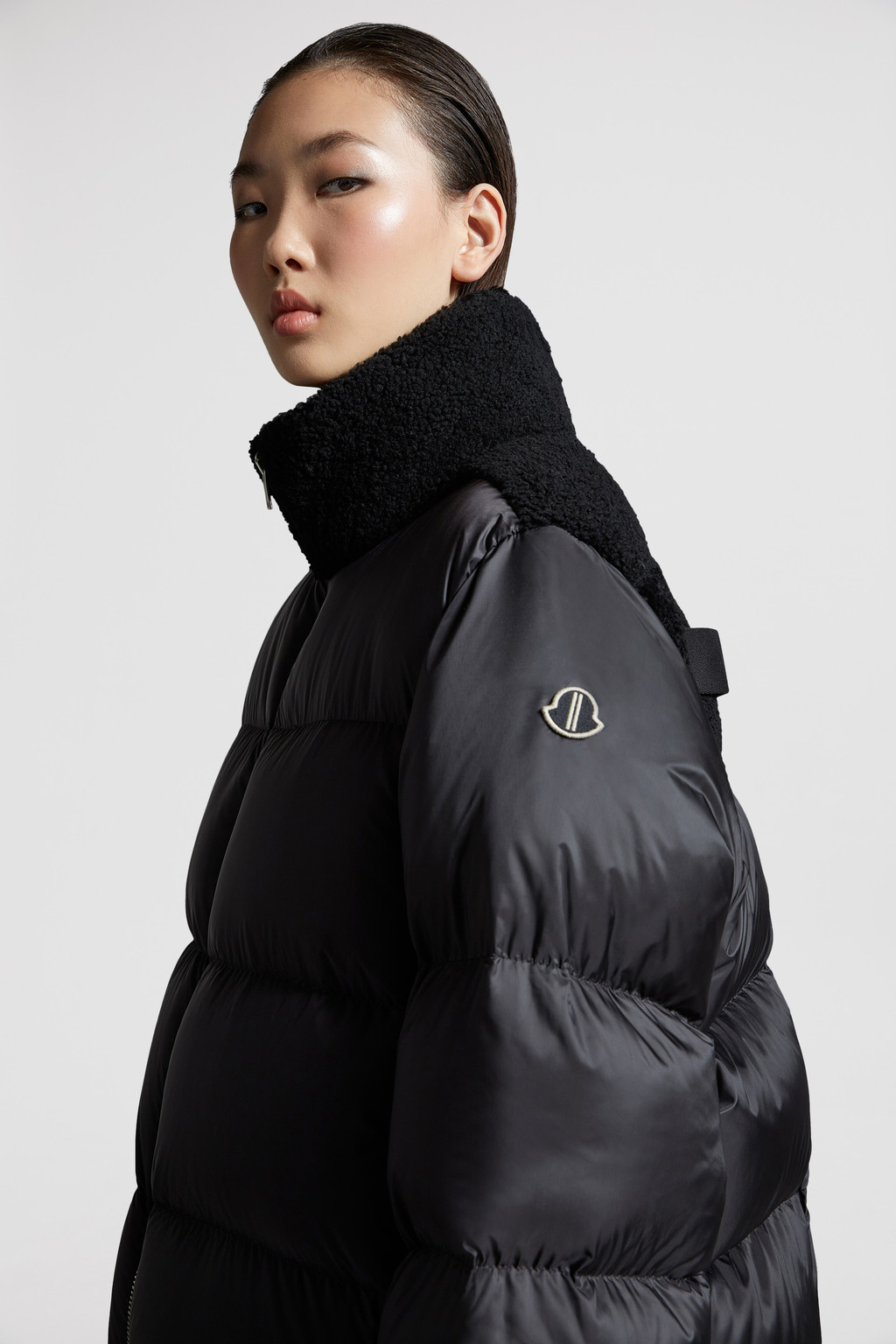 Black Cyclopic Short Down Jacket - for Special Projects | Moncler SG