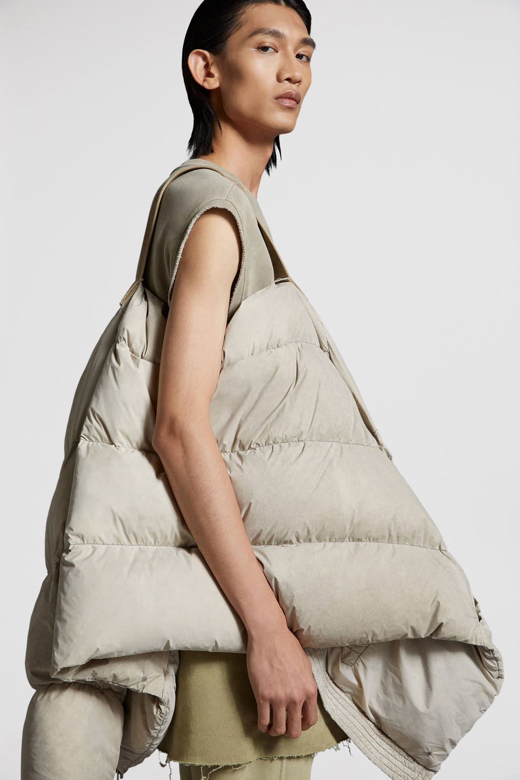 Beige Cyclopic Short Down Jacket - for Special Projects | Moncler PT