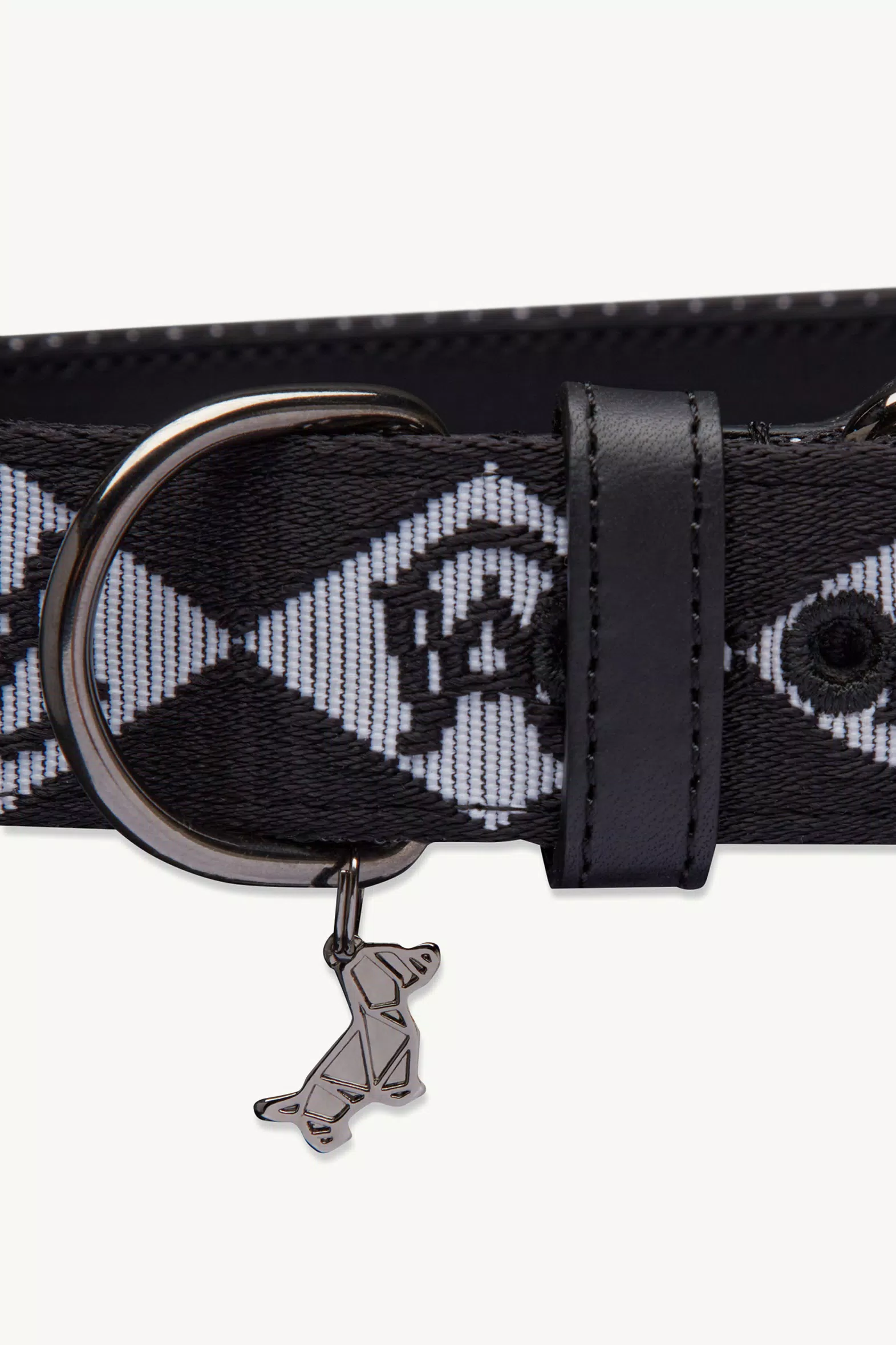 Black & White Monogram Dog Collar - Moncler Poldo Dog Couture for ... Black & White Monogram Dog Collar - Moncler Poldo Dog Couture for ...