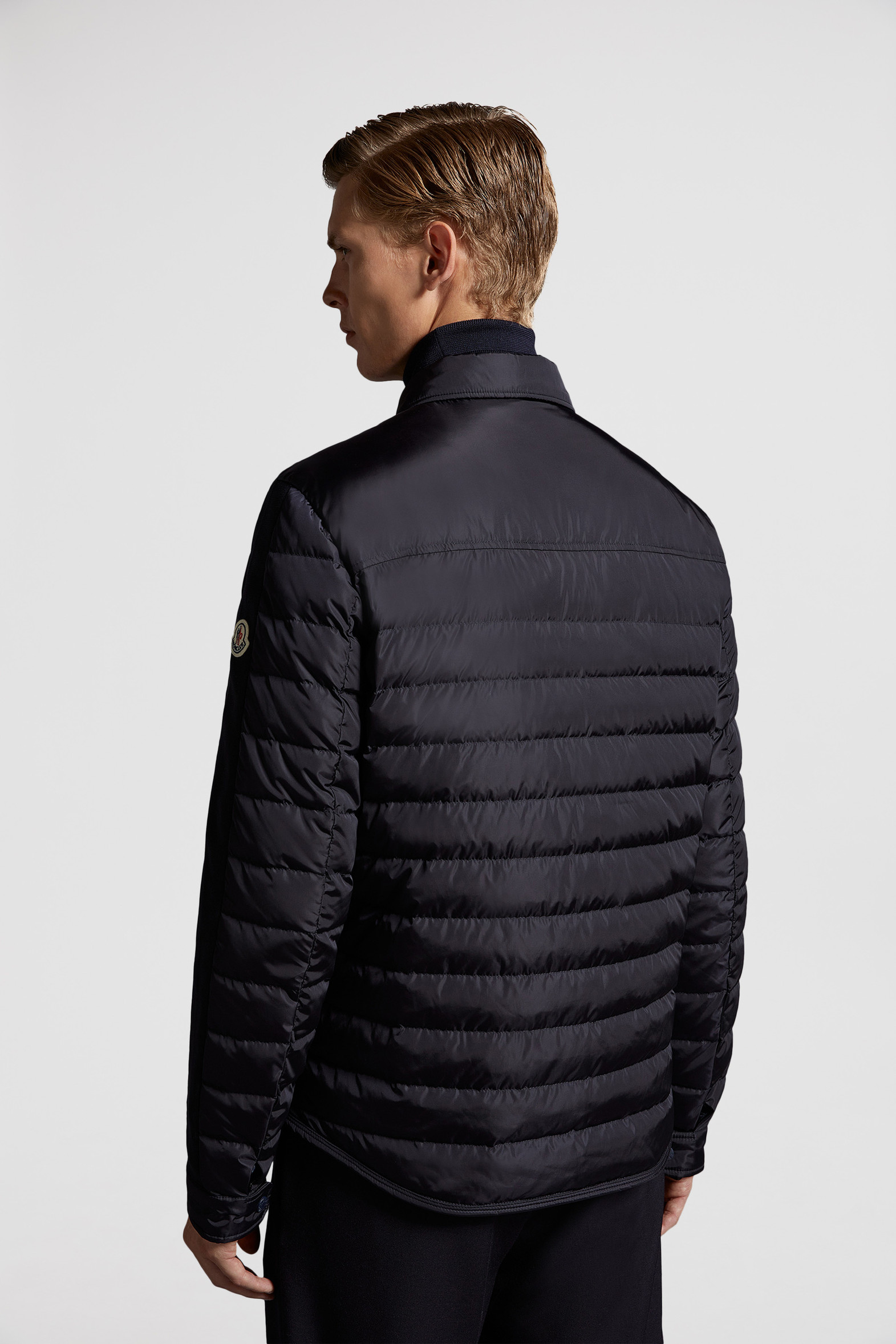 Dark Blue Inter x Moncler by Arsham Down Shacket - Short Down Jackets ...