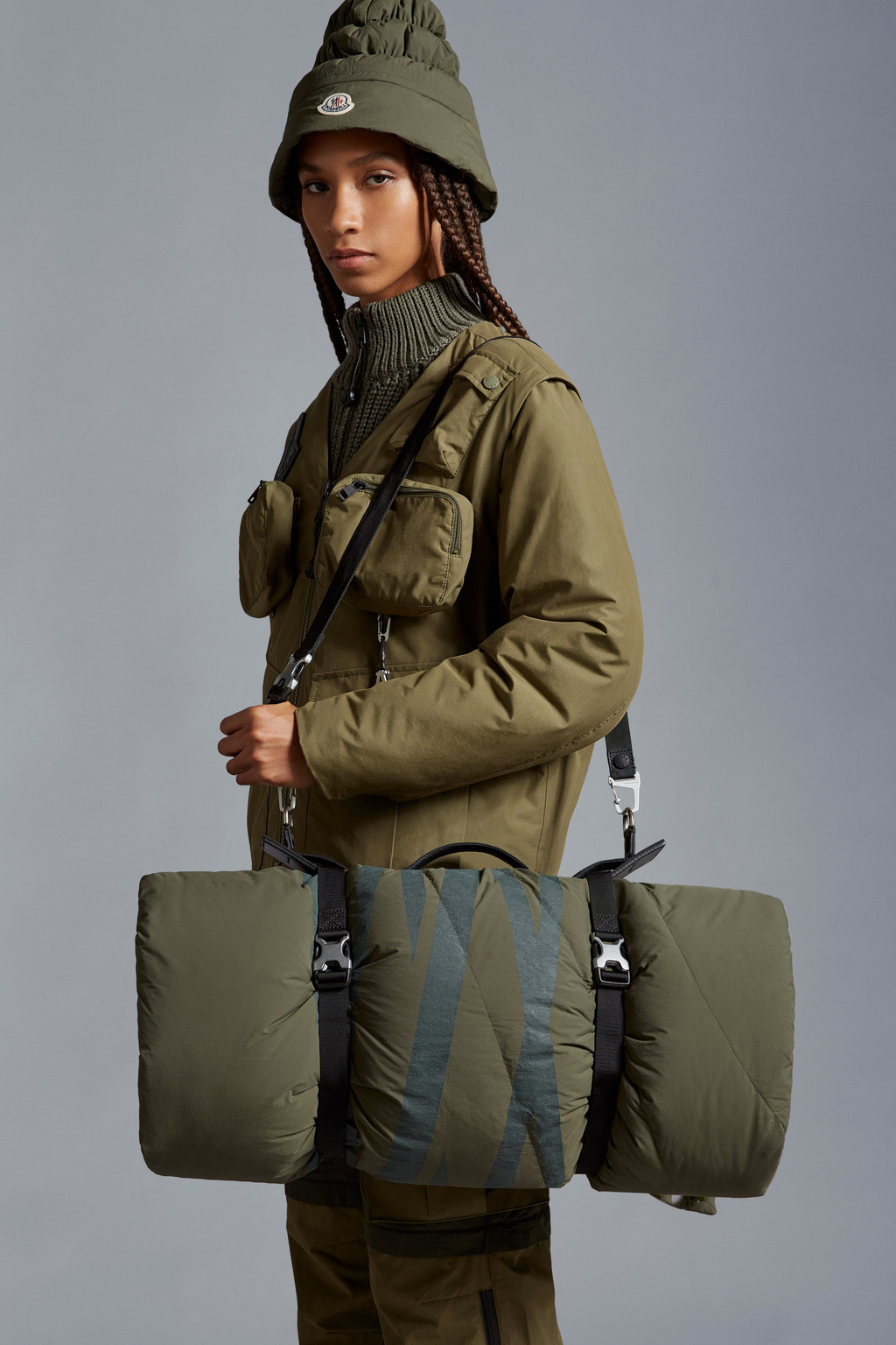 Édredon à logo Vert - Moncler x Pharrell Williams Genius | Moncler FR