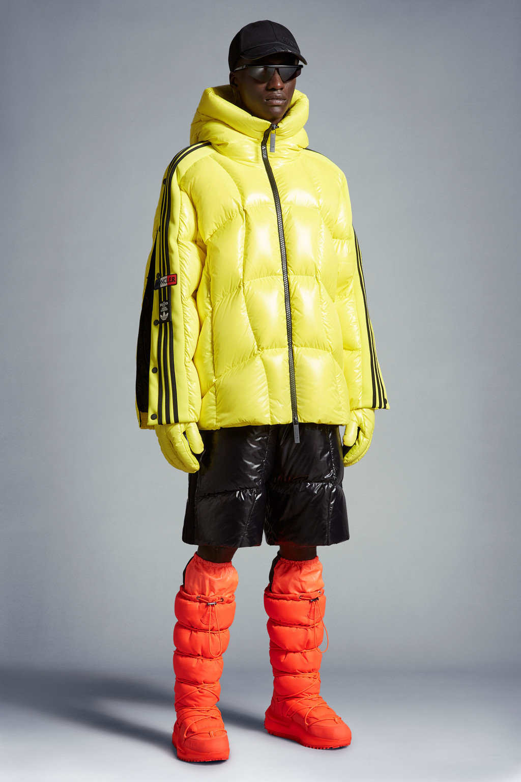 Blue Chambery Short Down Jacket - Moncler x adidas Originals for Genius ...