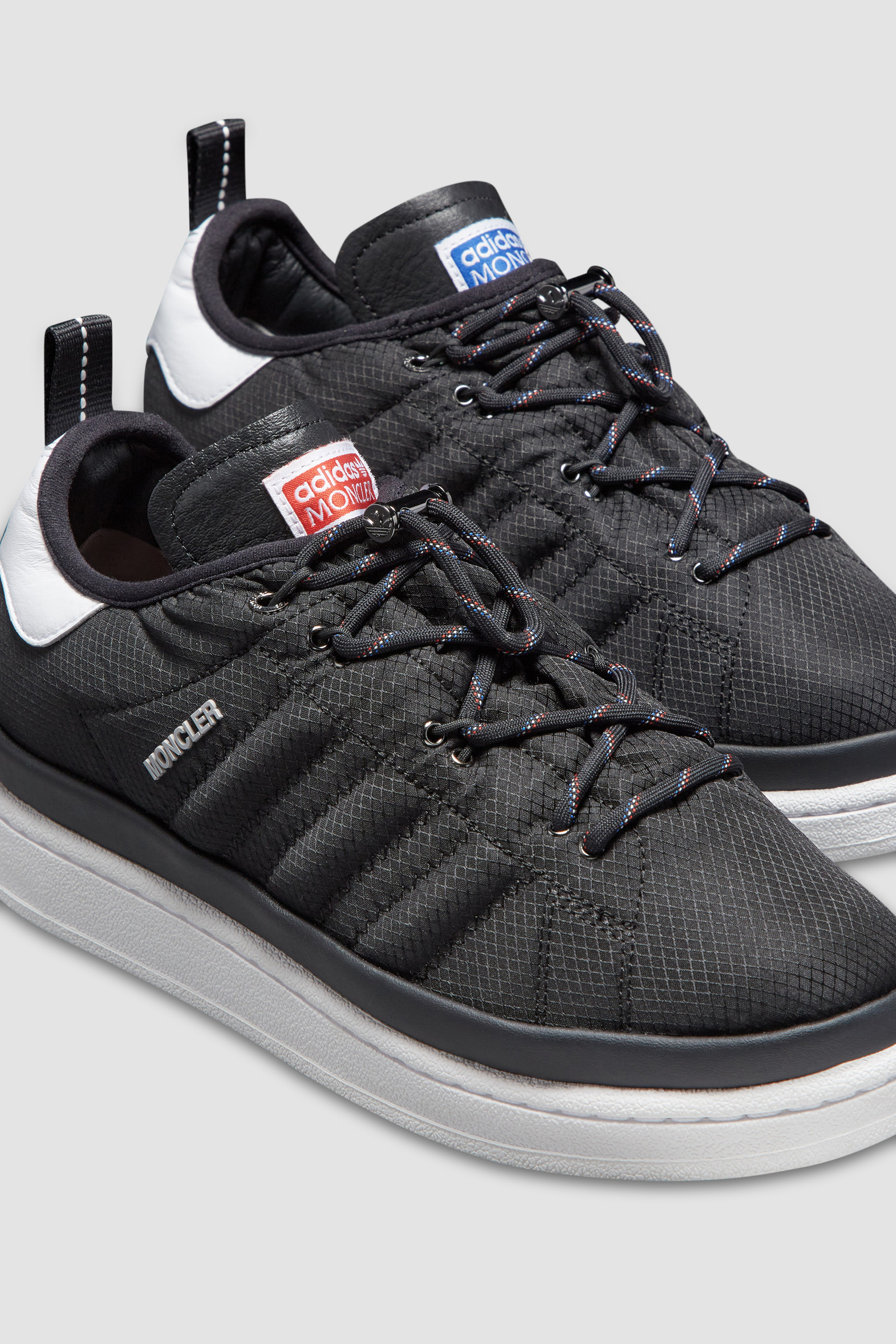 Black Moncler Campus Trainers - Moncler x adidas Originals for Genius ...