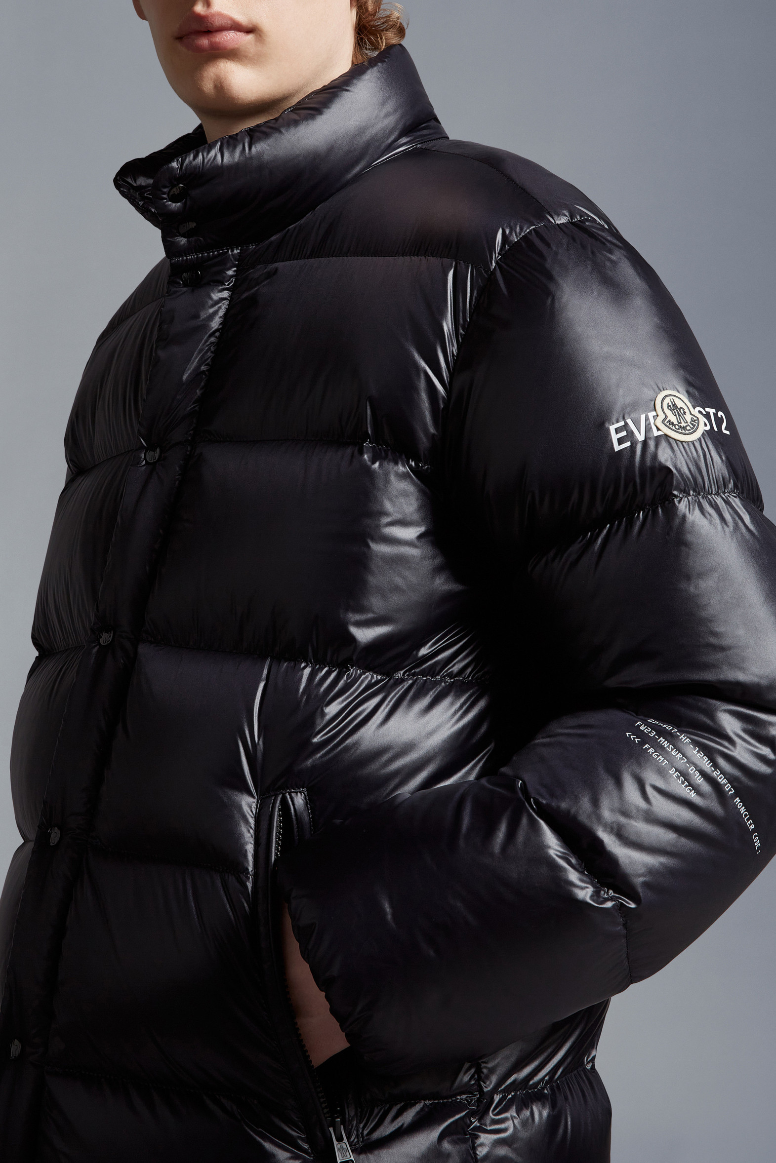 Black Amaranth Short Down Jacket - Moncler x Frgmnt for Genius | Moncler HK