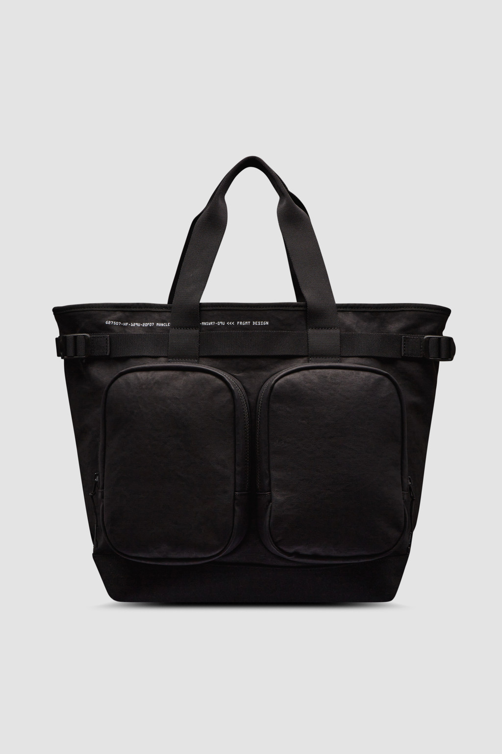 Black Canvas Tote Bag - Moncler x Frgmnt for Genius | Moncler SG