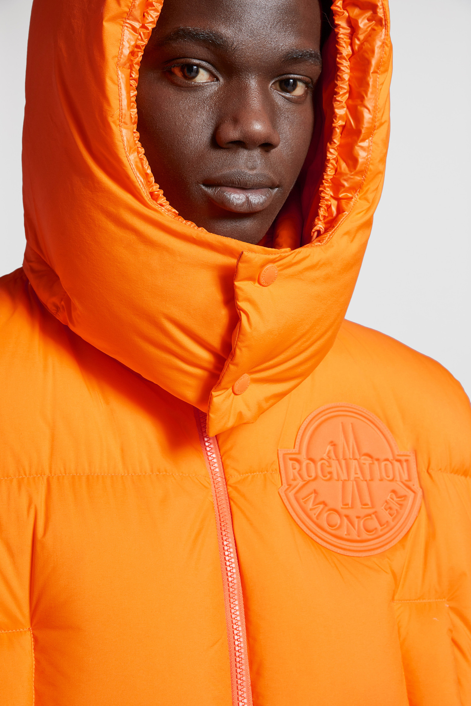Bright Orange Apus Down Gilet - Moncler x Roc Nation designed by Jay-Z ...