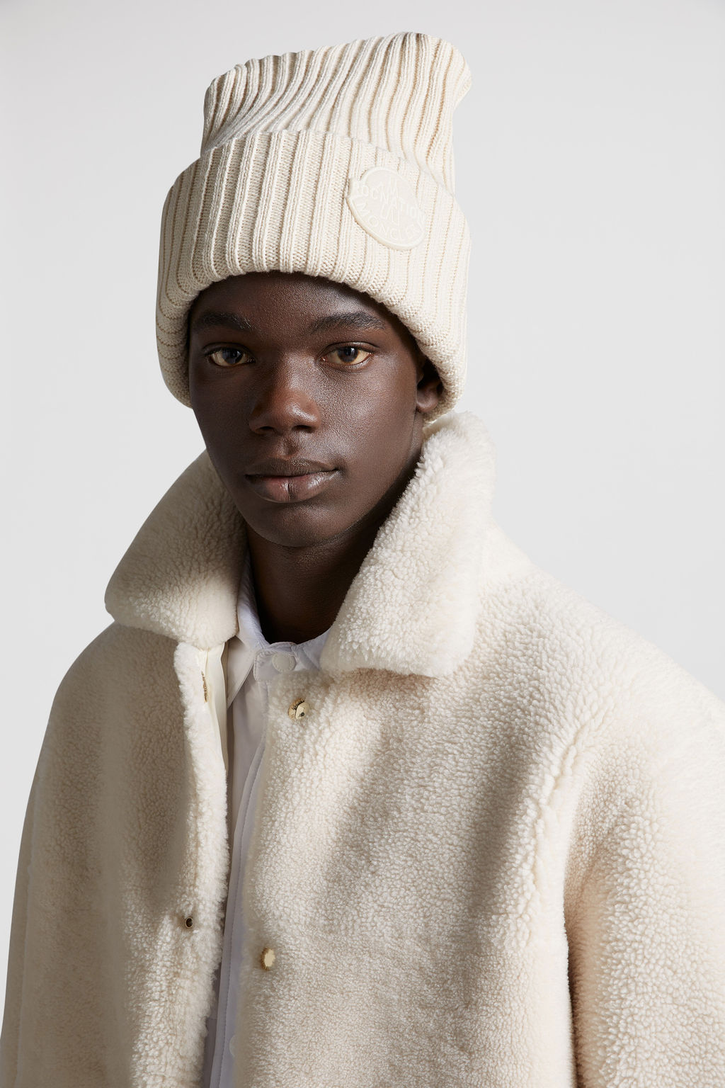 Gorro de lana Blanco - Moncler x Roc Nation designed by Jay-Z de Genius ...