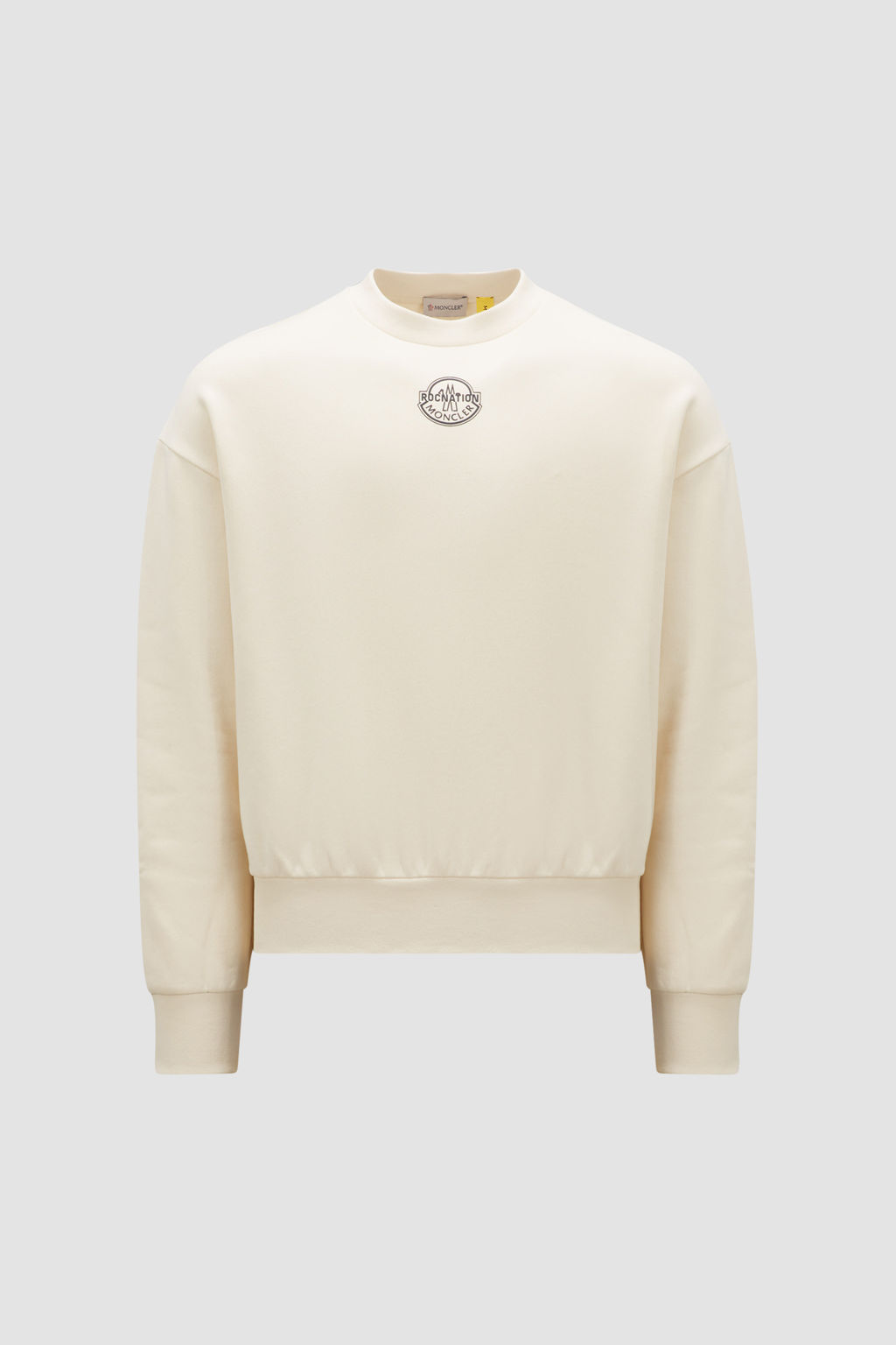 Sudadera Con Logotipo Blanco Roto Moncler X Roc Nation Designed By