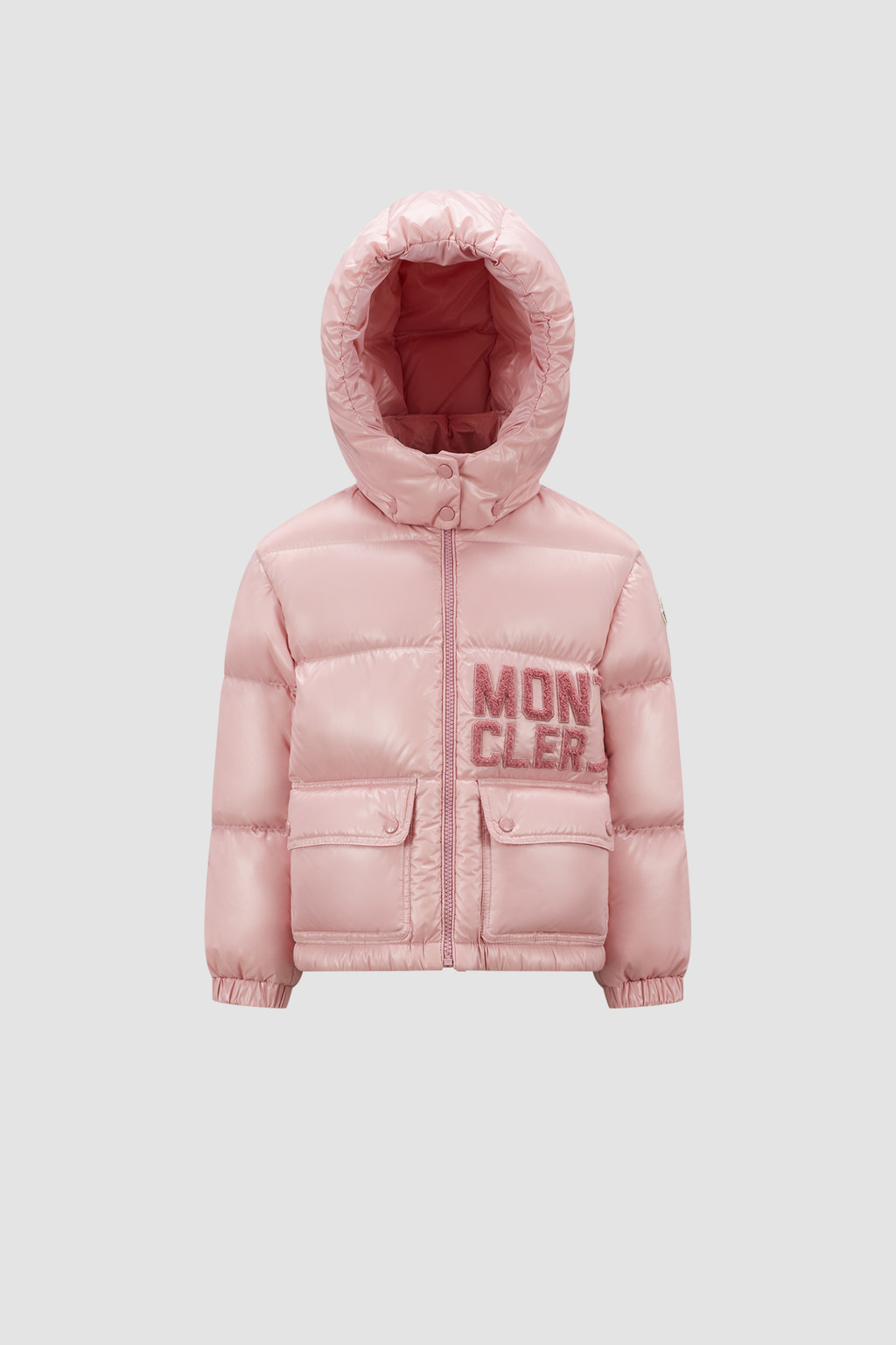 Light Pink Isa Down Jacket - Down Jackets & Vests for Children | Moncler HR