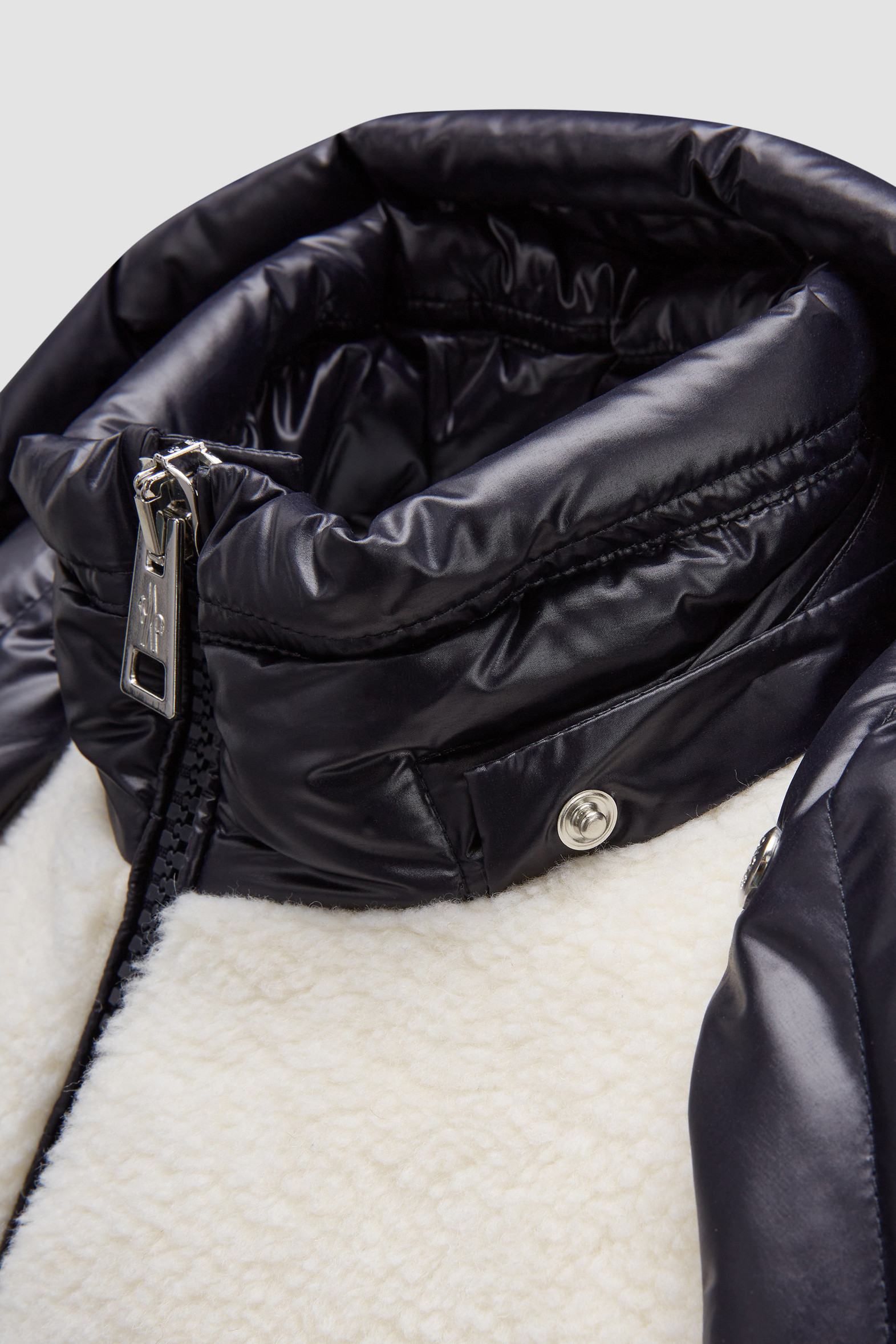 Black & Off White Patrick Down Jacket - Down Jackets & Vests for ...