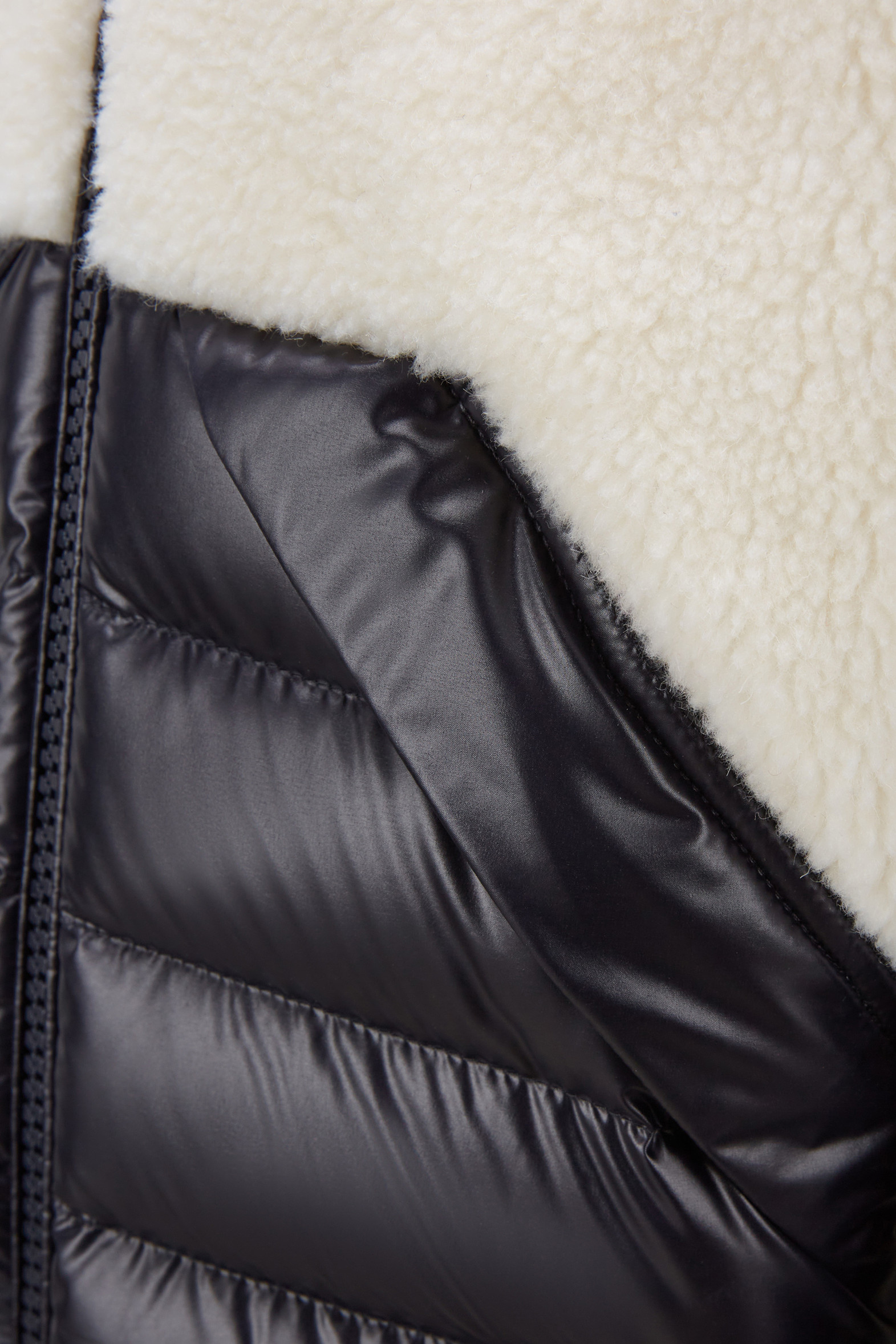 Black & Off White Patrick Down Jacket - Down Jackets & Vests for ...