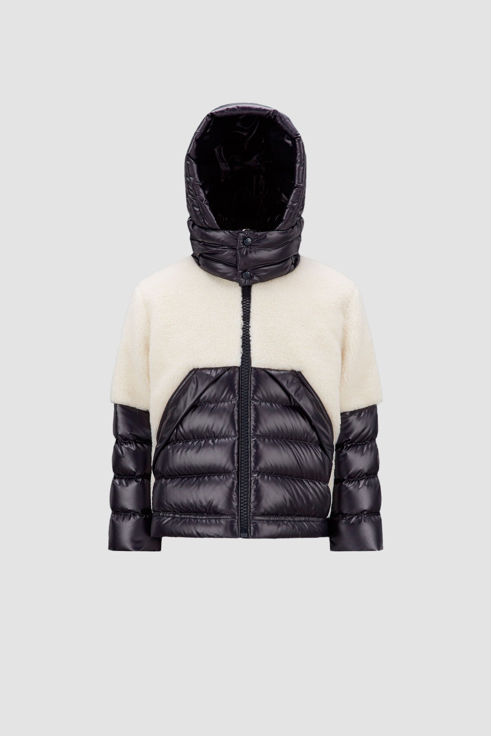 Black & Off White Patrick Down Jacket - Down Jackets & Vests for ...