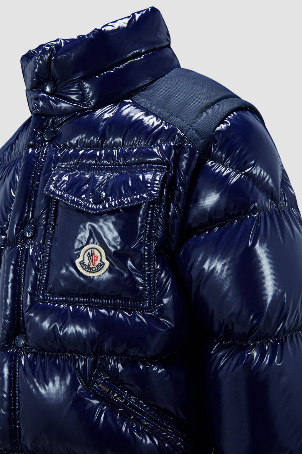 Blue Moncler Karakorum Short Down Jacket Enfant - Down Jackets & Vests ...