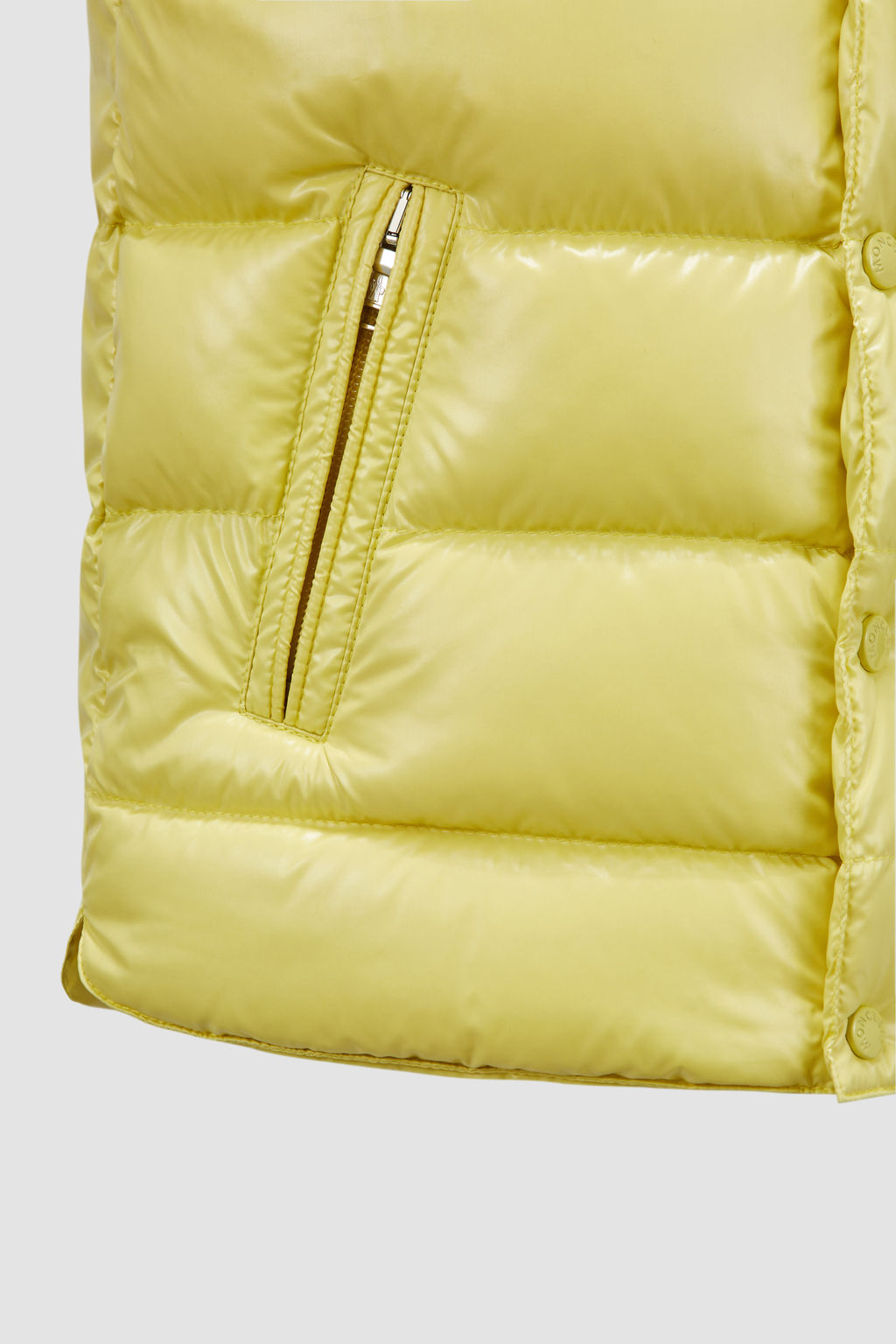 Yellow Tib Down Vest - Down Jackets & Vests for Children | Moncler US