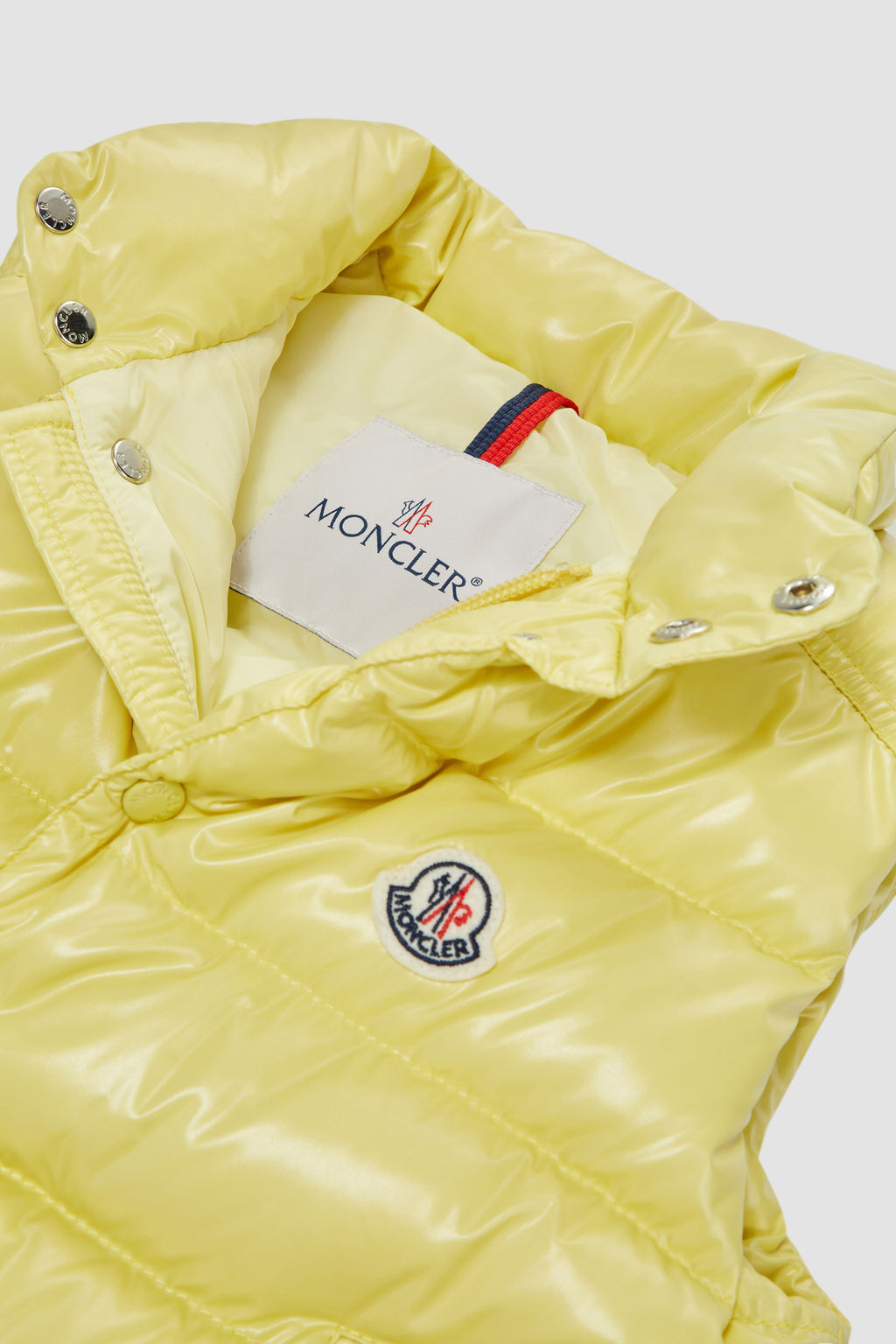 Yellow Tib Down Vest - Down Jackets & Vests for Children | Moncler US