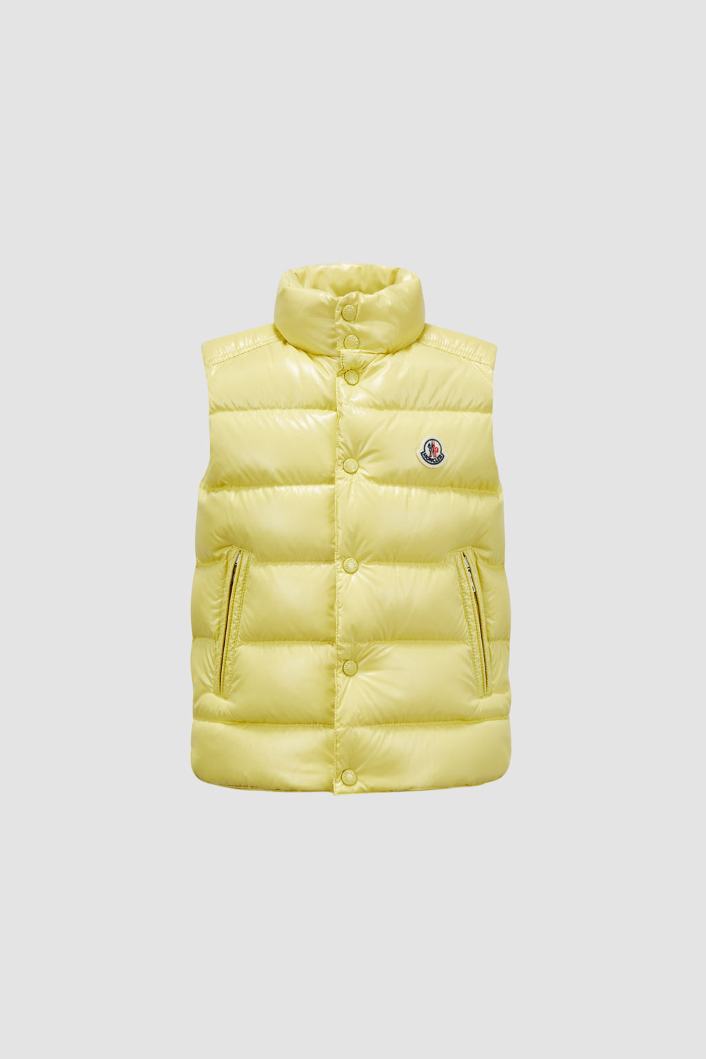 Yellow Tib Down Vest - Down Jackets & Vests for Children | Moncler US