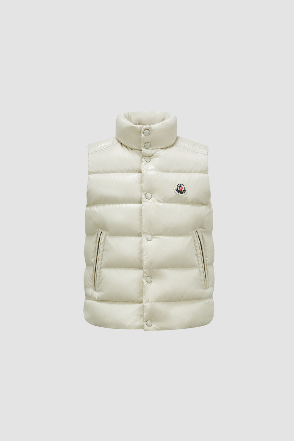 Light Beige Tib Down Gilet - Down Jackets & Vests for Children | Moncler GB
