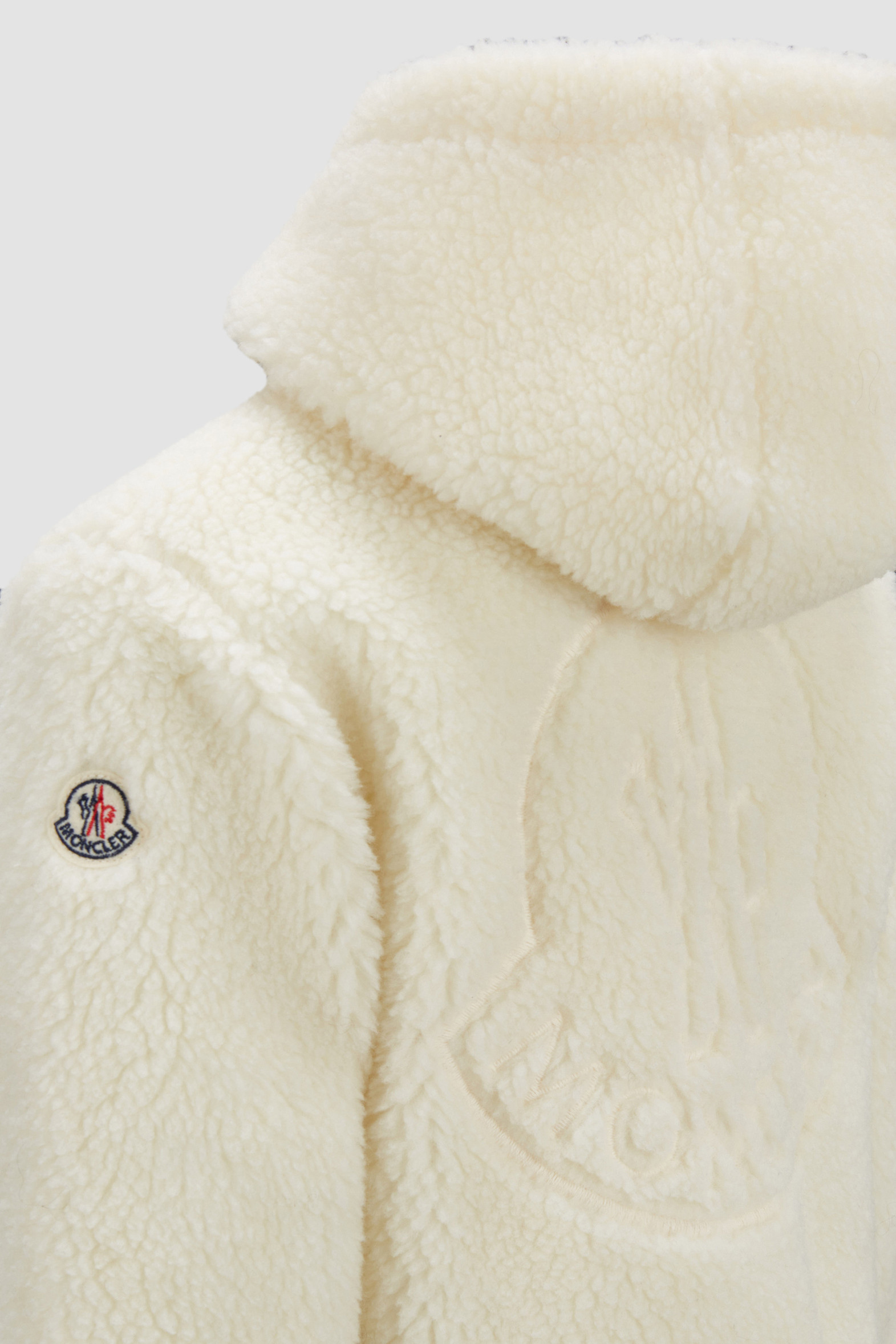 White Teddy Zip-Up Hoodie - Sweatshirts & Knitwear for Children ...