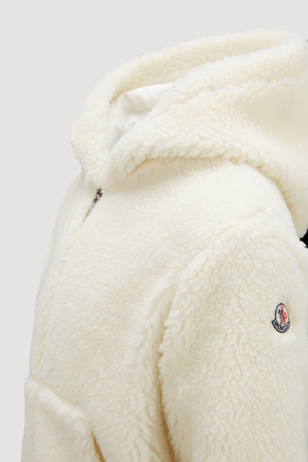 White Teddy Zip-Up Hoodie - Sweatshirts & Knitwear for Children ...