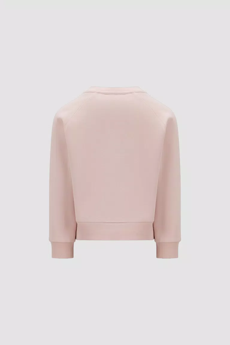 Sudadera Con Logotipo De Cristal Rosado Polvo Sudaderas Y Prendas De